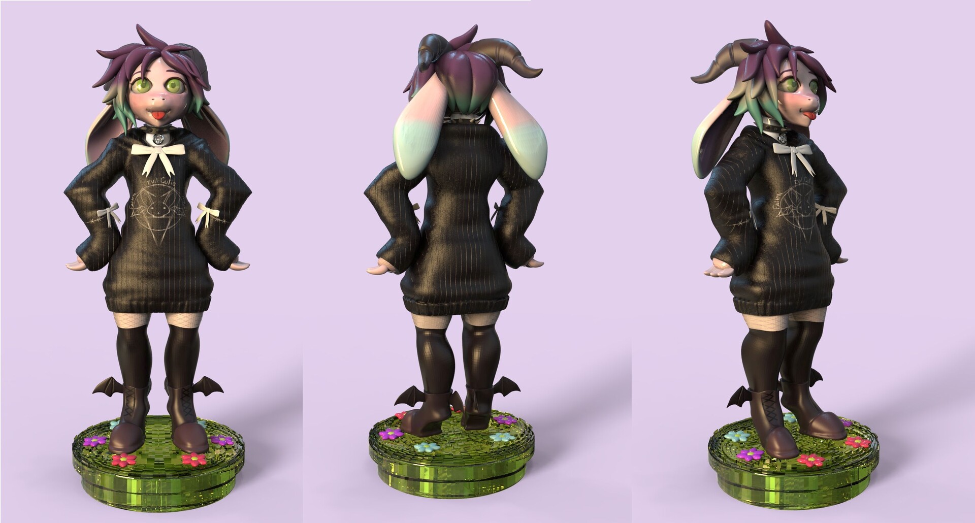 ArtStation - 3D Chibi Comission + Rotation Animation