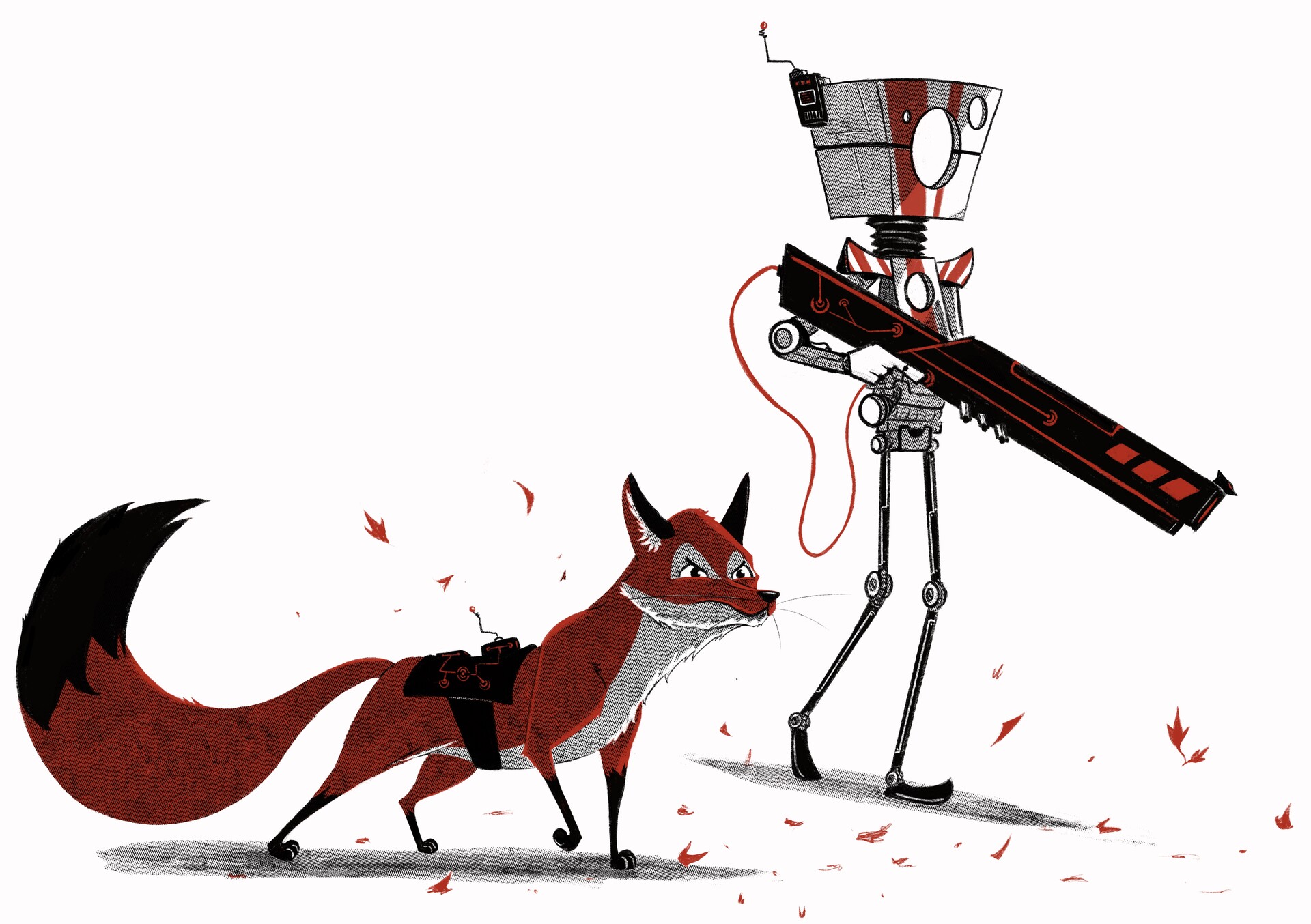 ArtStation - Robot and Fox