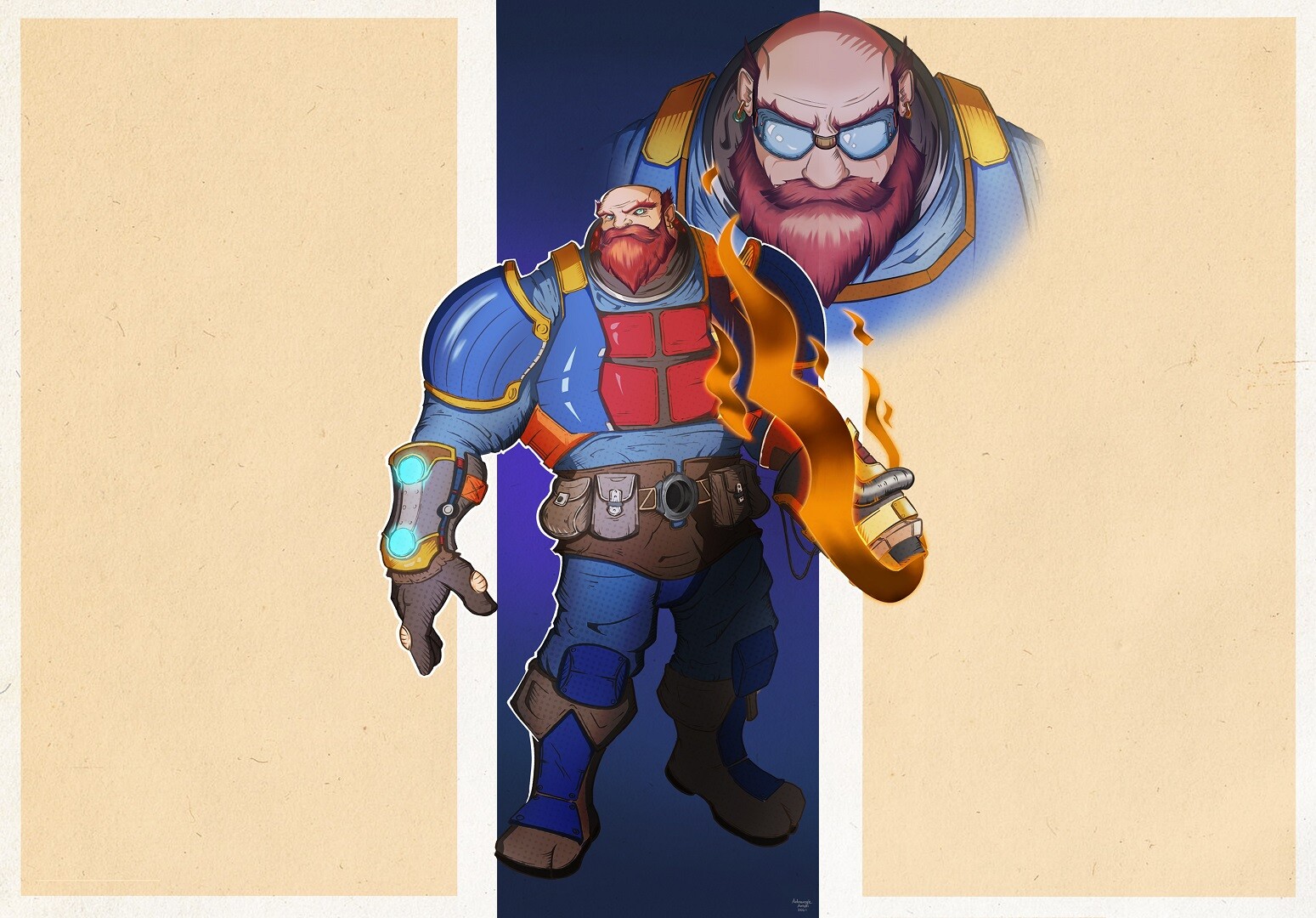 ArtStation - Dwarf Engineer