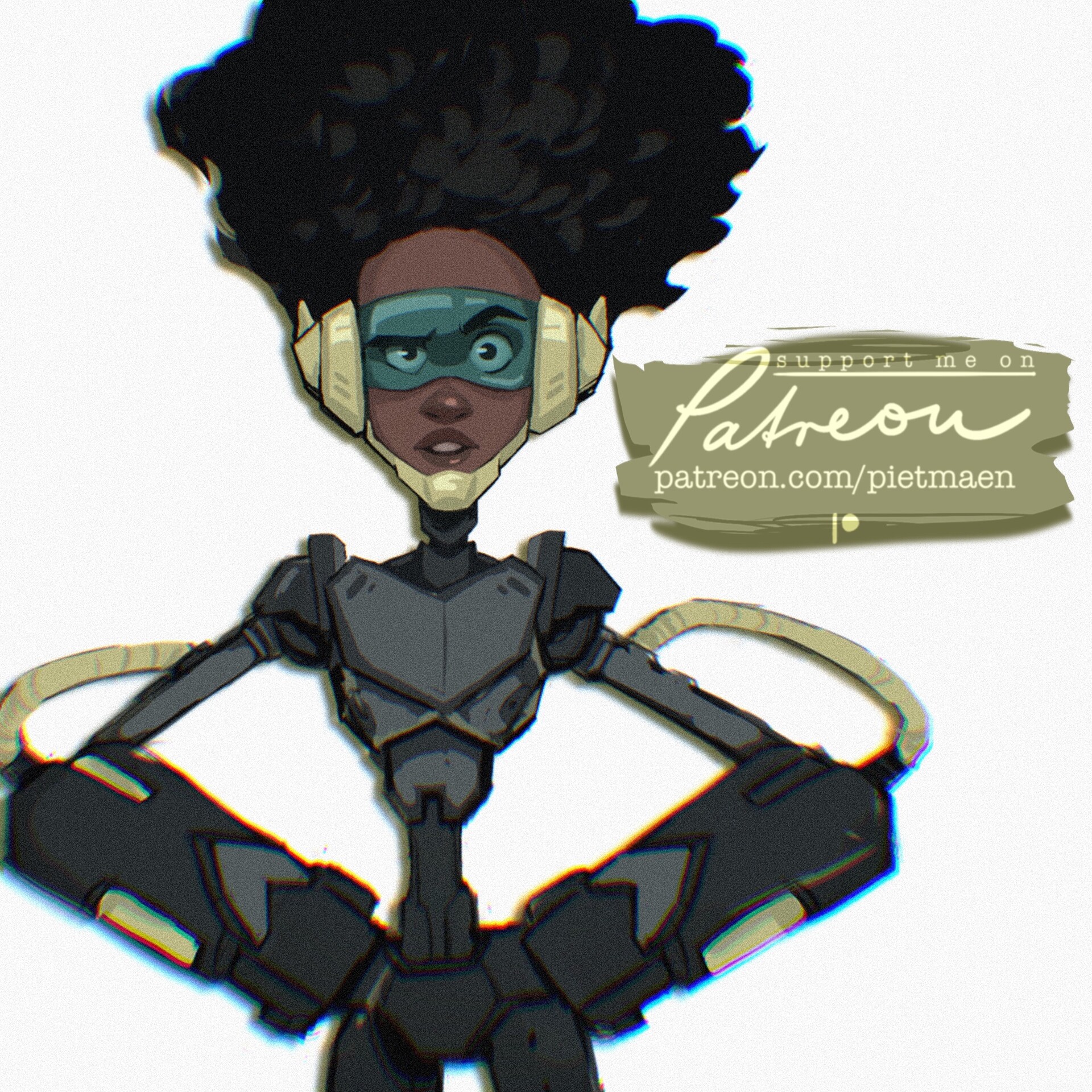 ArtStation - Character Design „Cyborg Boy - Laken“