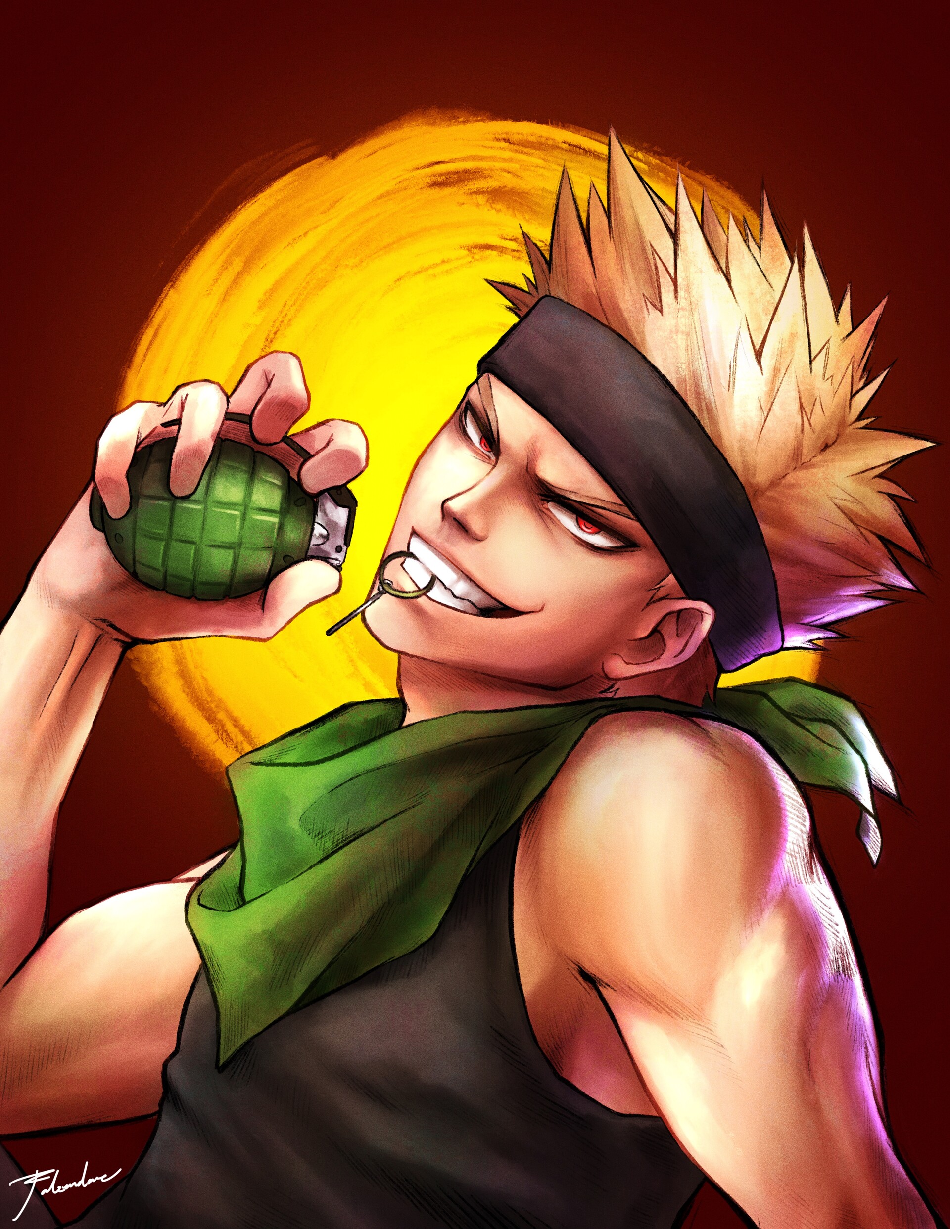 ArtStation - My Hero Academia - Bakugou Katsuki