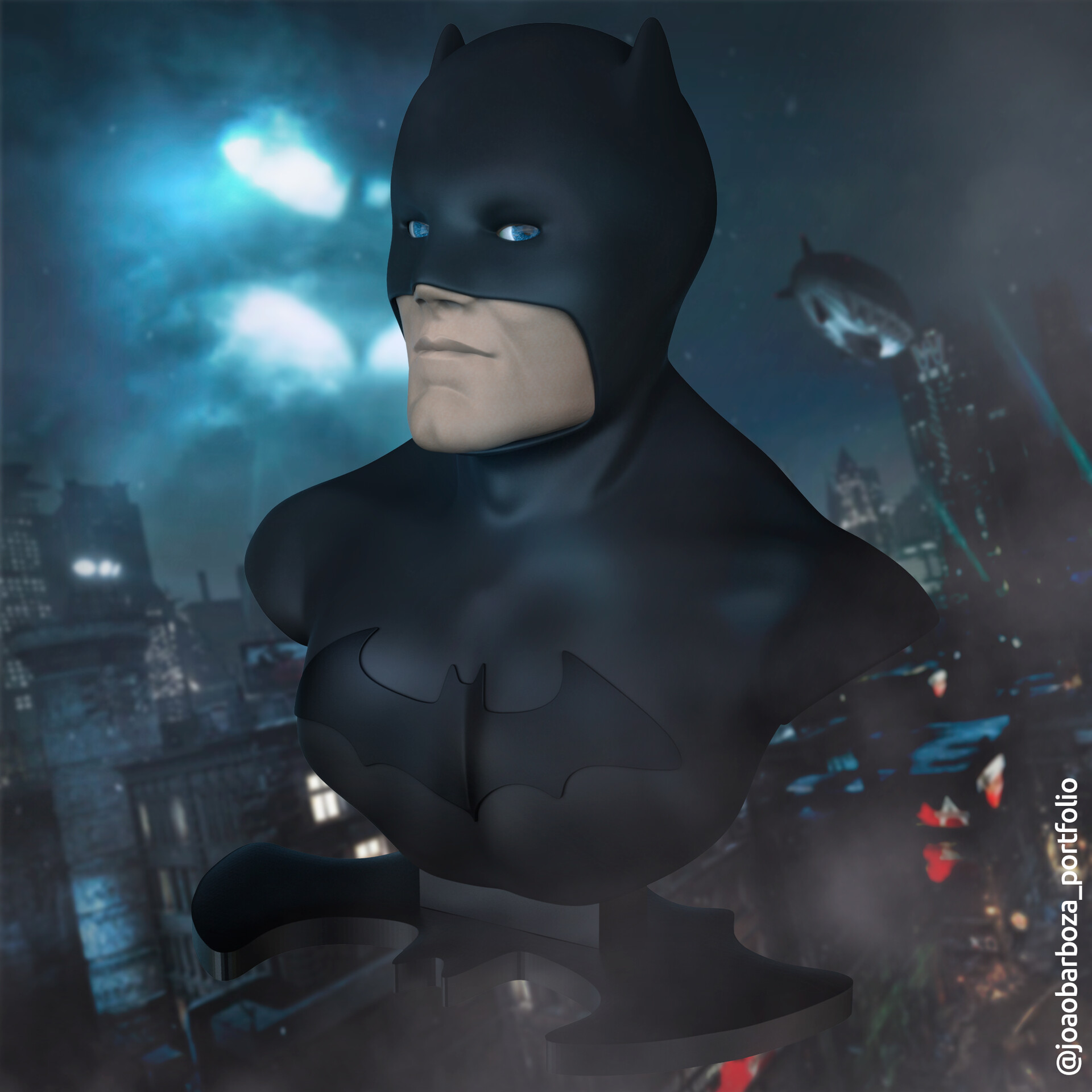 ArtStation - Batman 3D sculpt study