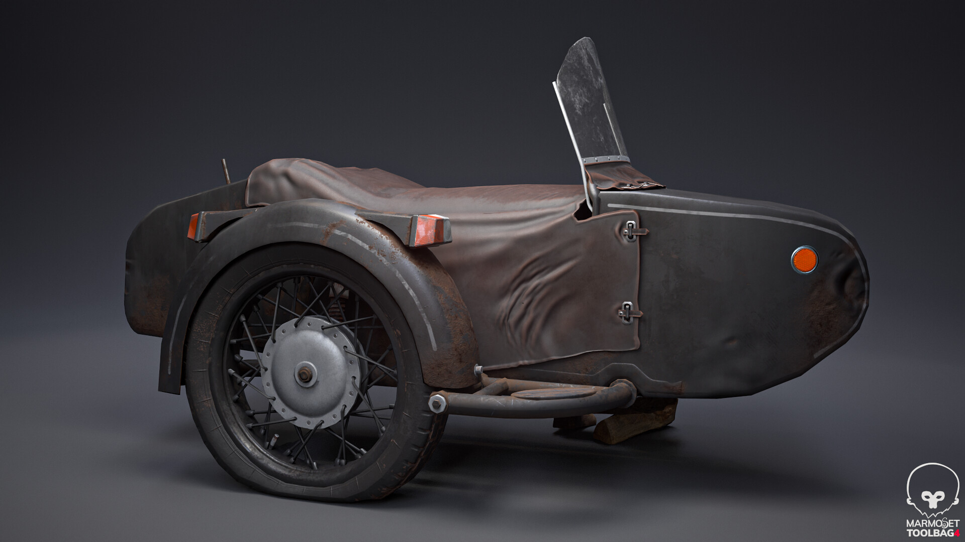 ArtStation - Sidecar motorcycle Dnepr