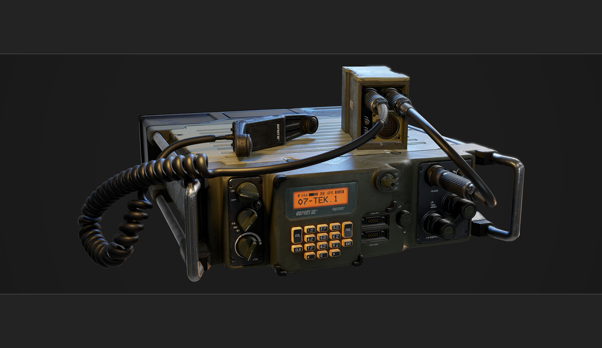 ArtStation - Military radio game ready asset