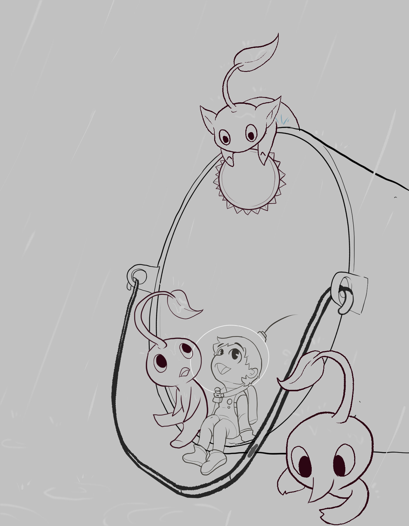 pikmin coloring sheet