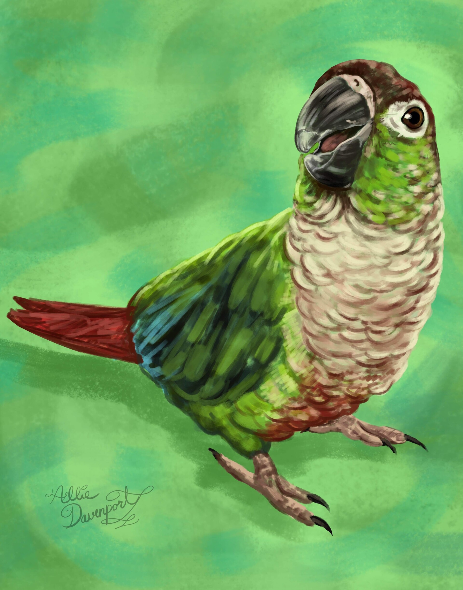 ArtStation - Bird Portrait Commission