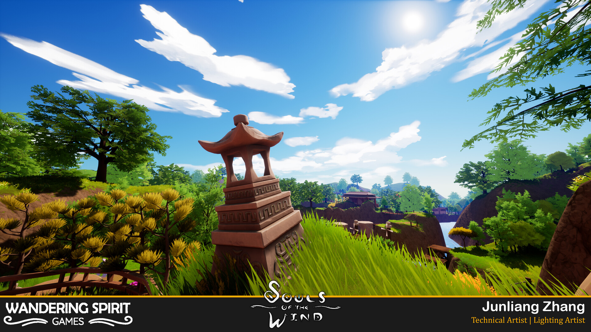 Junliang Zhang - Souls of the Wind - Forest Lighting Art