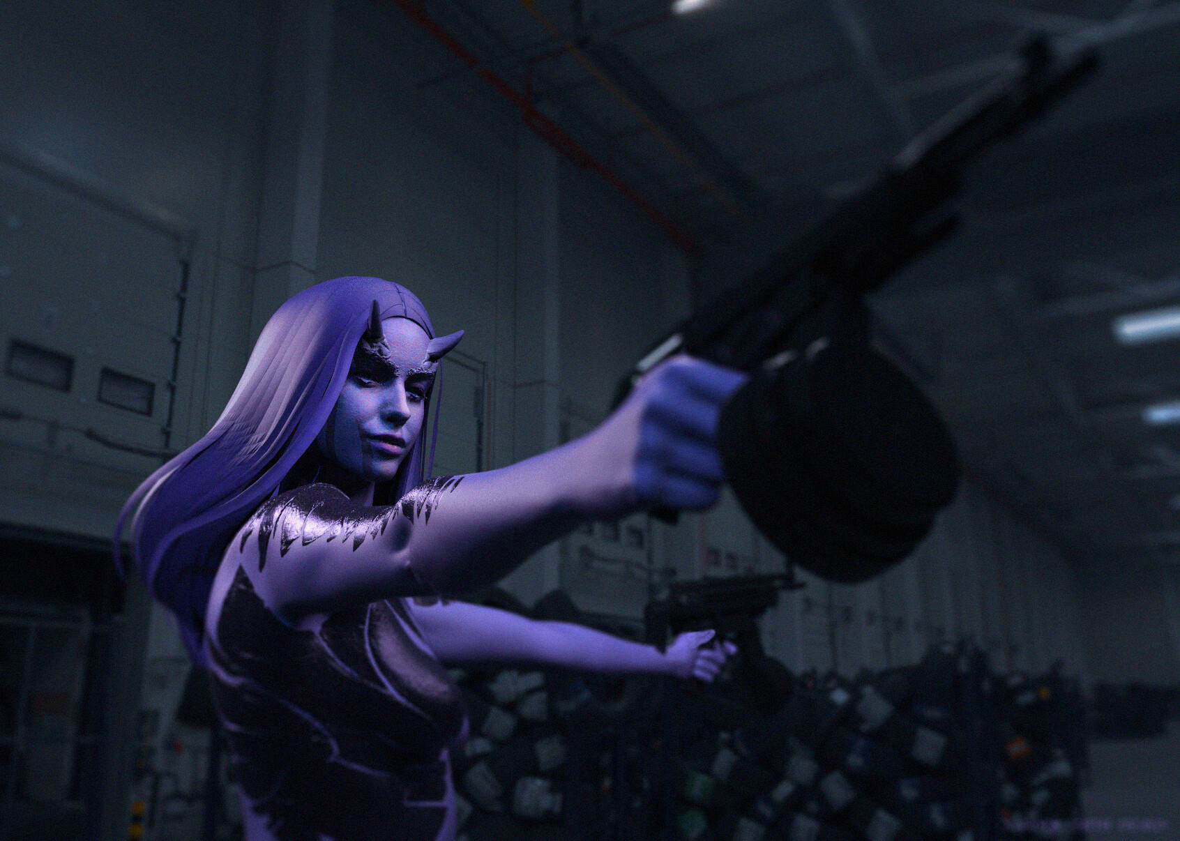 ArtStation - 'Blue Devil' IAMAG demo