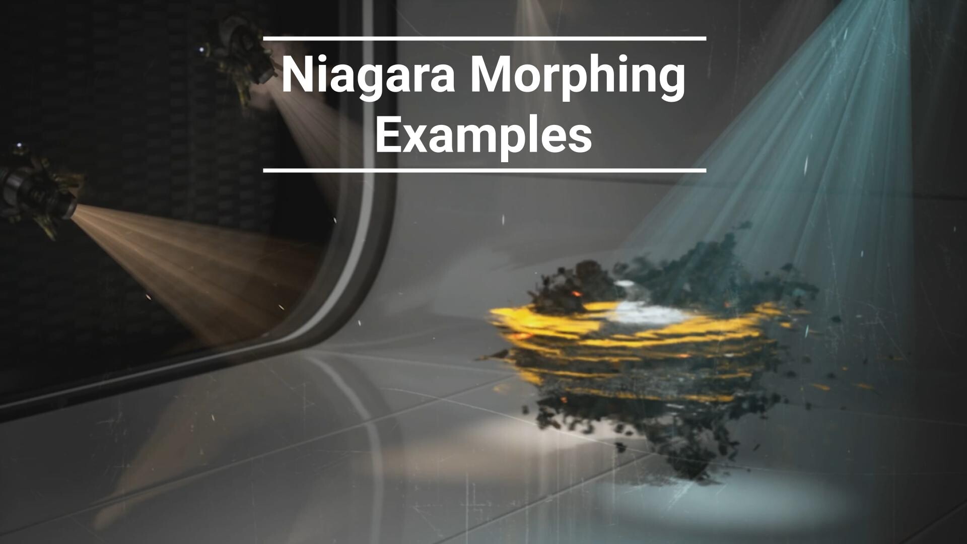 Art Hiteca - Unreal Engine 4.26.2 | Niagara Morphing Examples