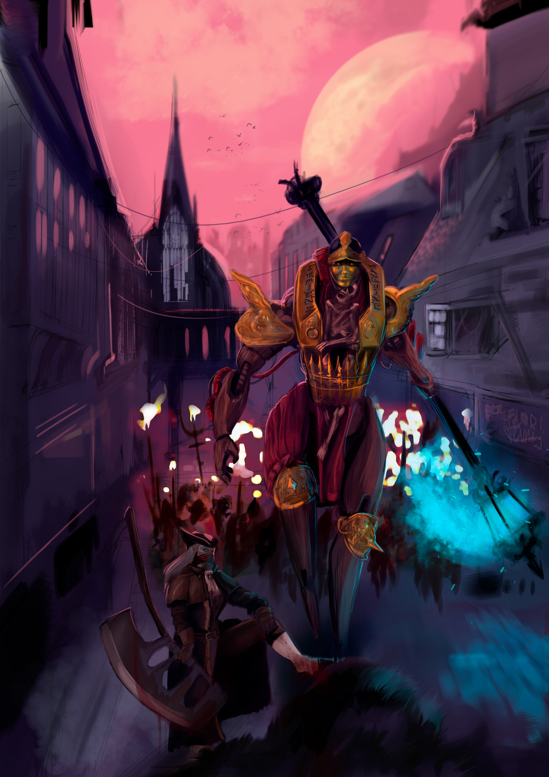 ArtStation - Night hunting