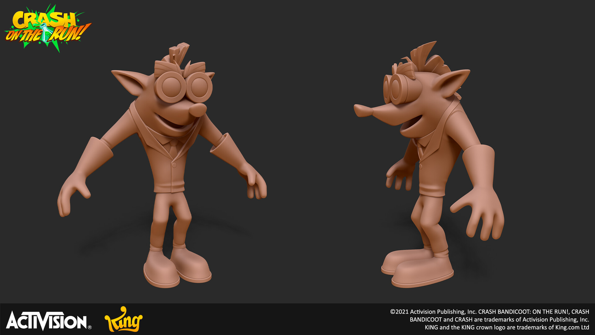 Stefano Bernardi - Lab Assistant Costumes - Crash Bandicoot: On the Run!