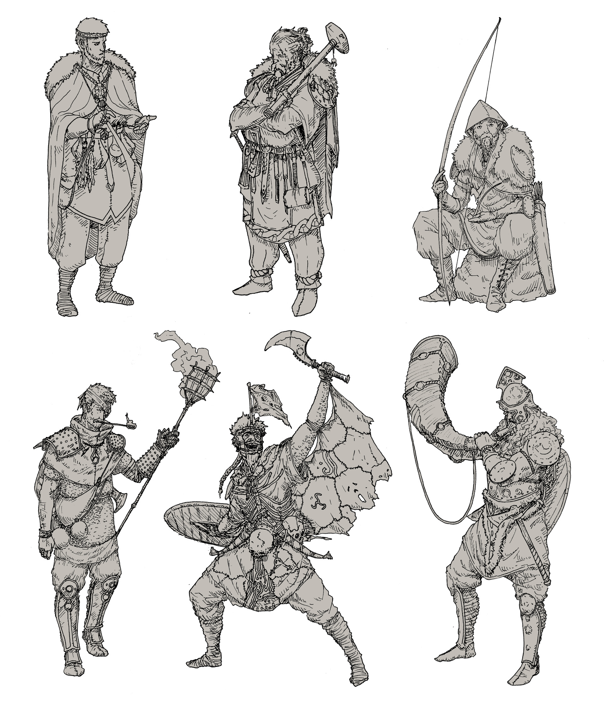 ArtStation - Norse Fantasy Character Concepts