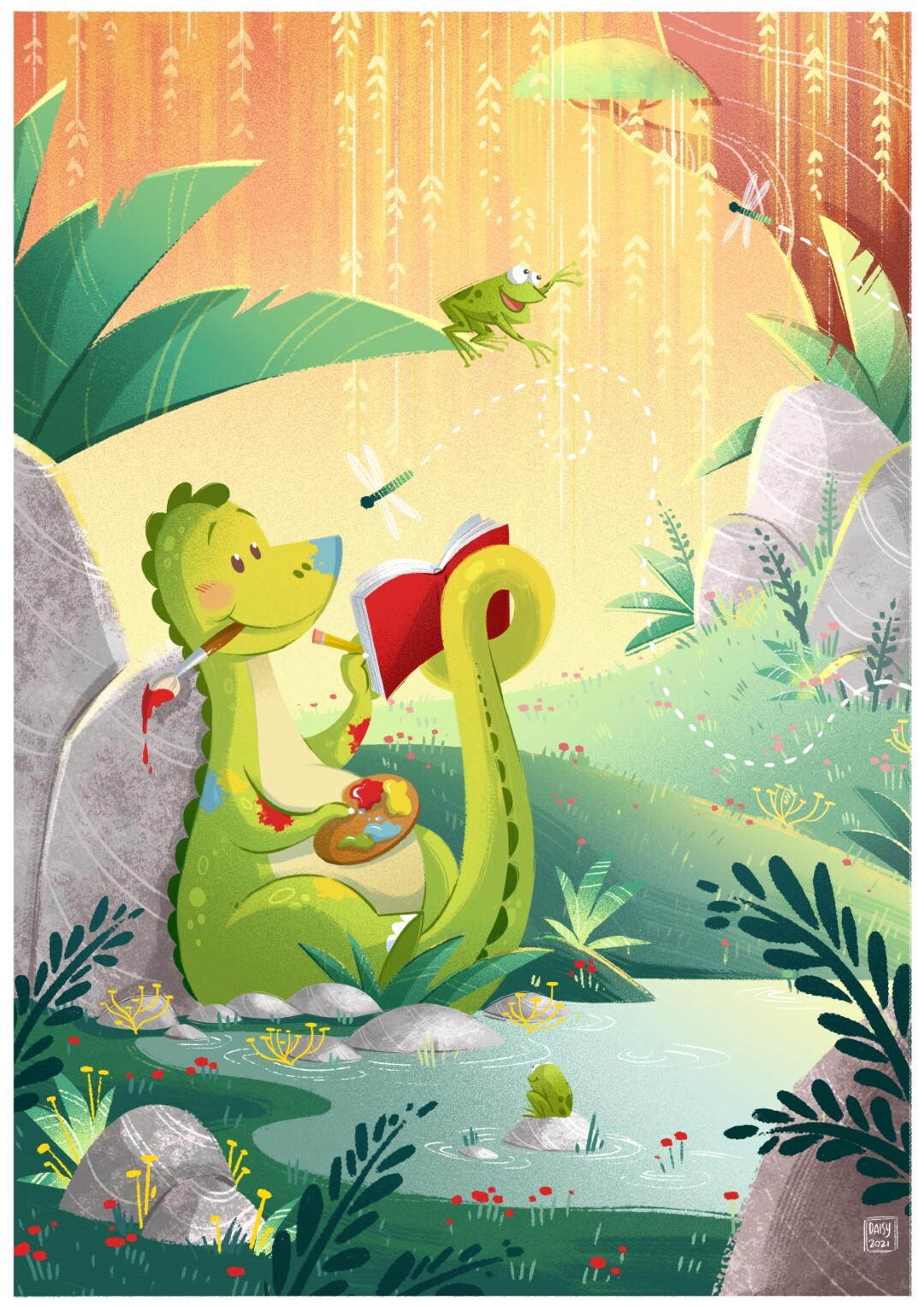 ArtStation - Dino painter