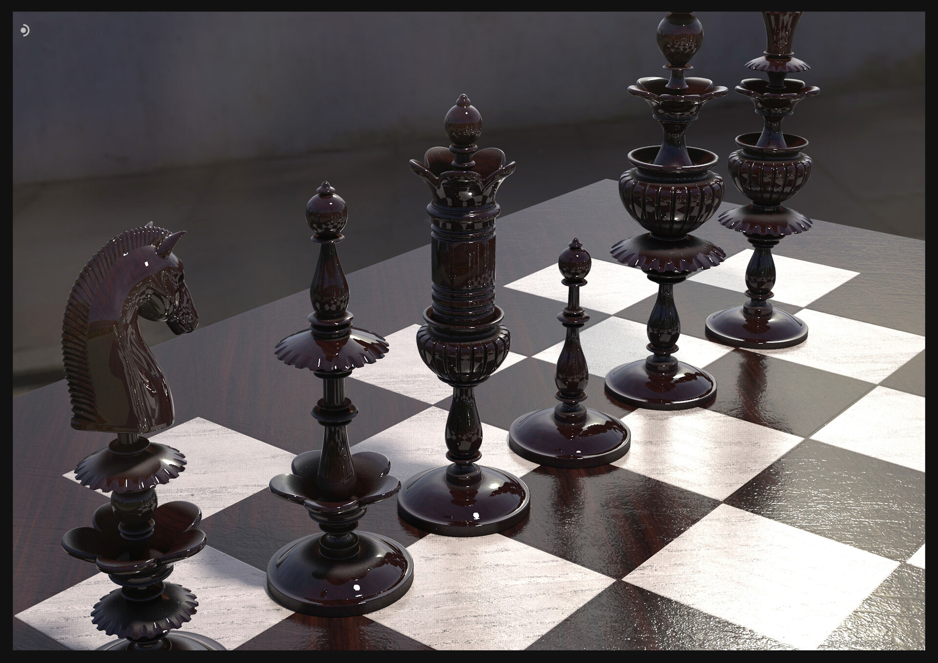 Daniel Boom - Selenus Chessboard -18th century - Reconstruction based ...