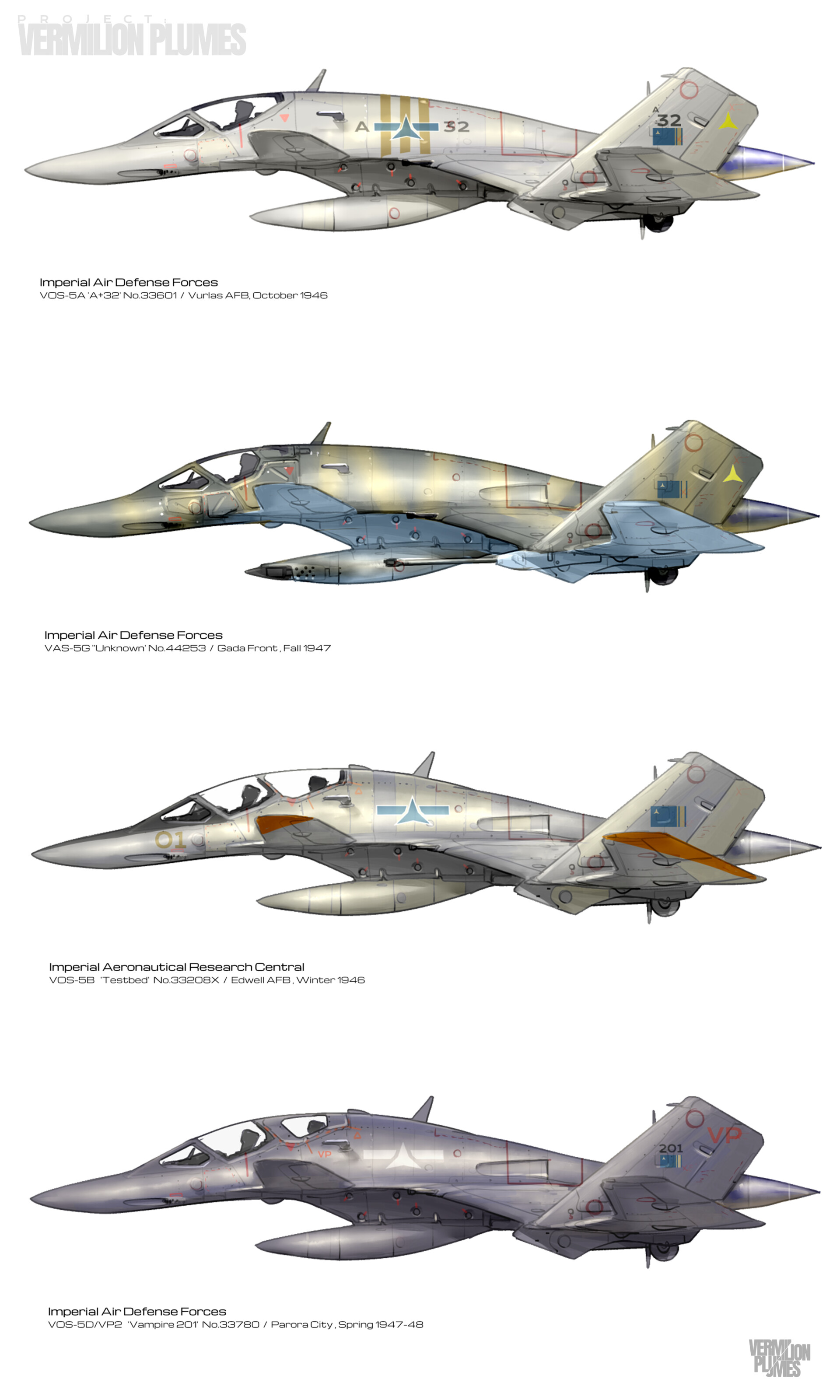 AST21 - 'VERMILION PLUMES' - VOS-5 Imperial Fighter