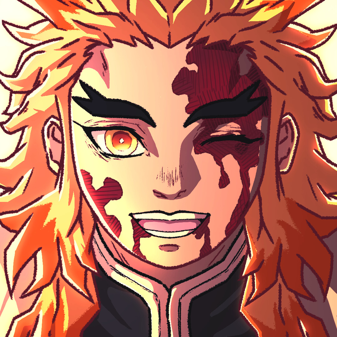 ArtStation - Rengoku the Flame Hashira