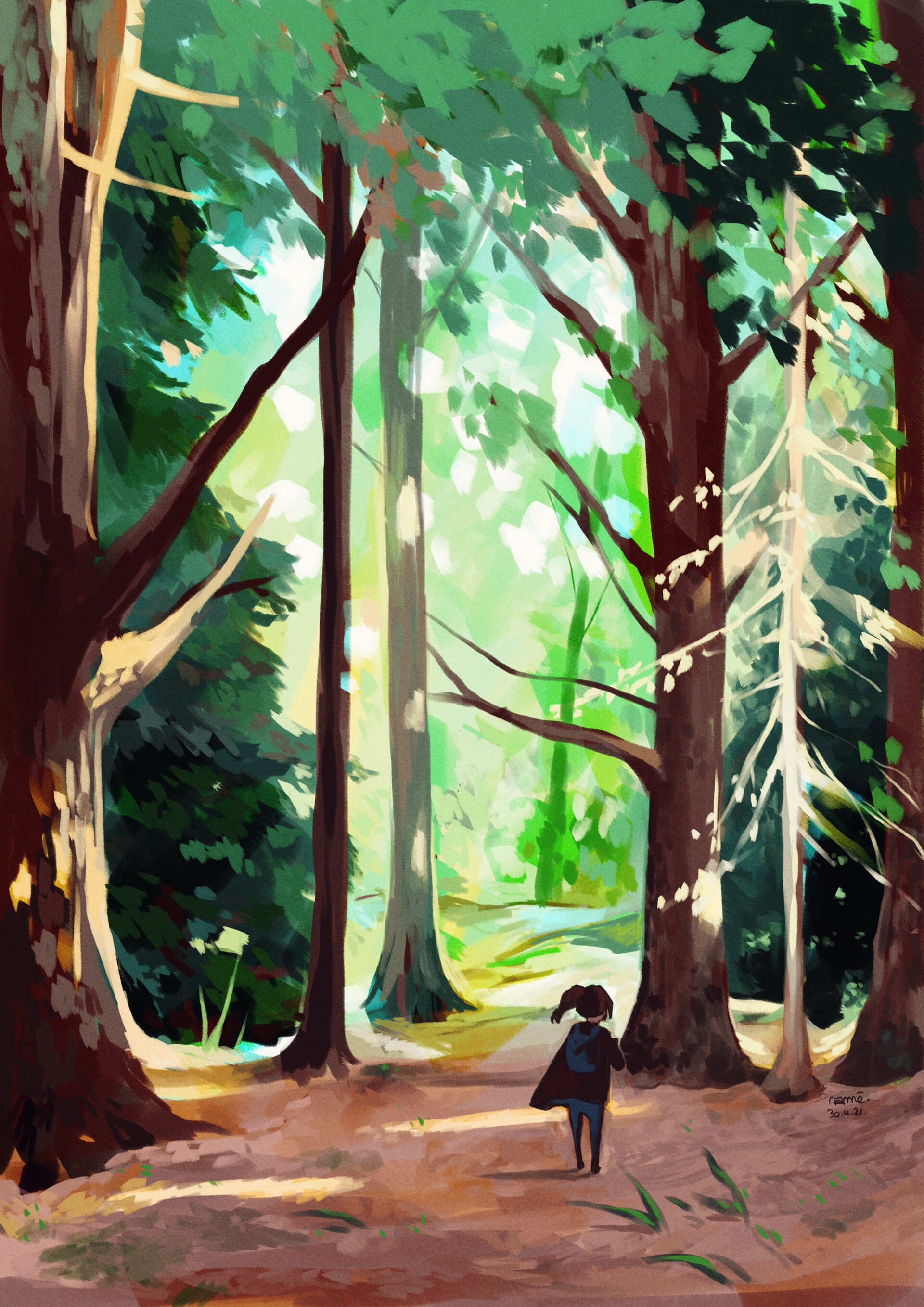 ArtStation - Cute forest