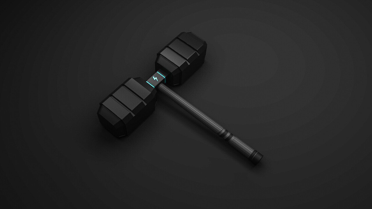 ArtStation - Game Ready Hammer 3D model