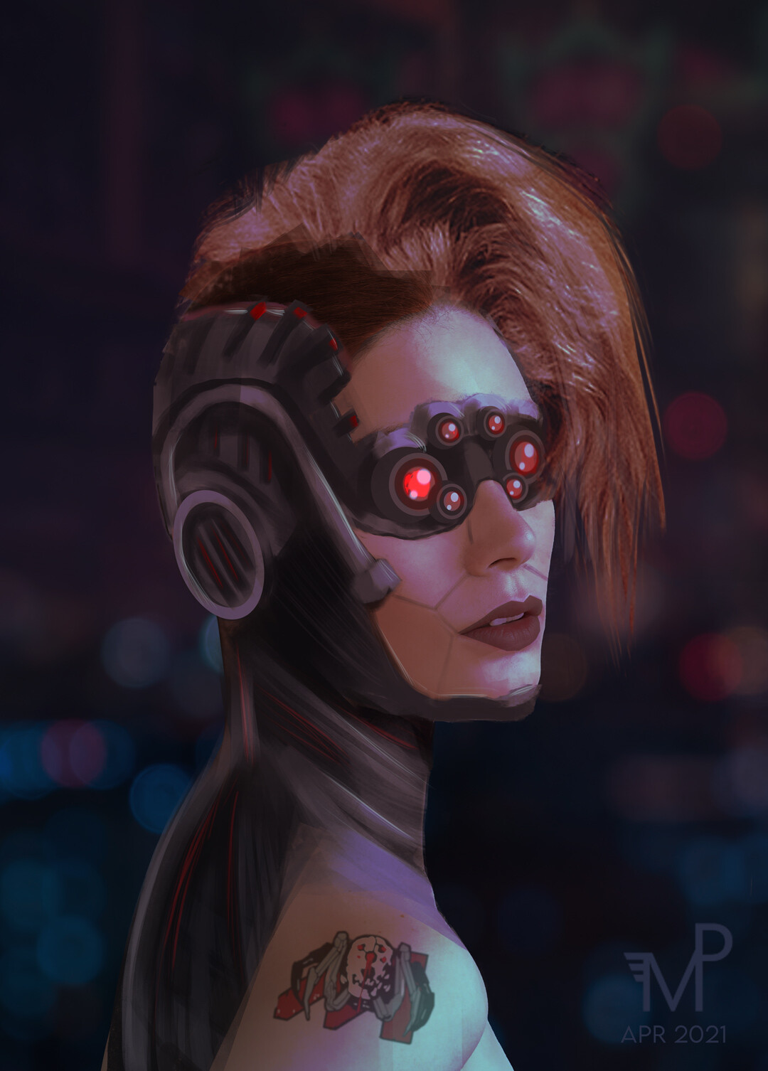 ArtStation - Maelstrom Cyber Girl