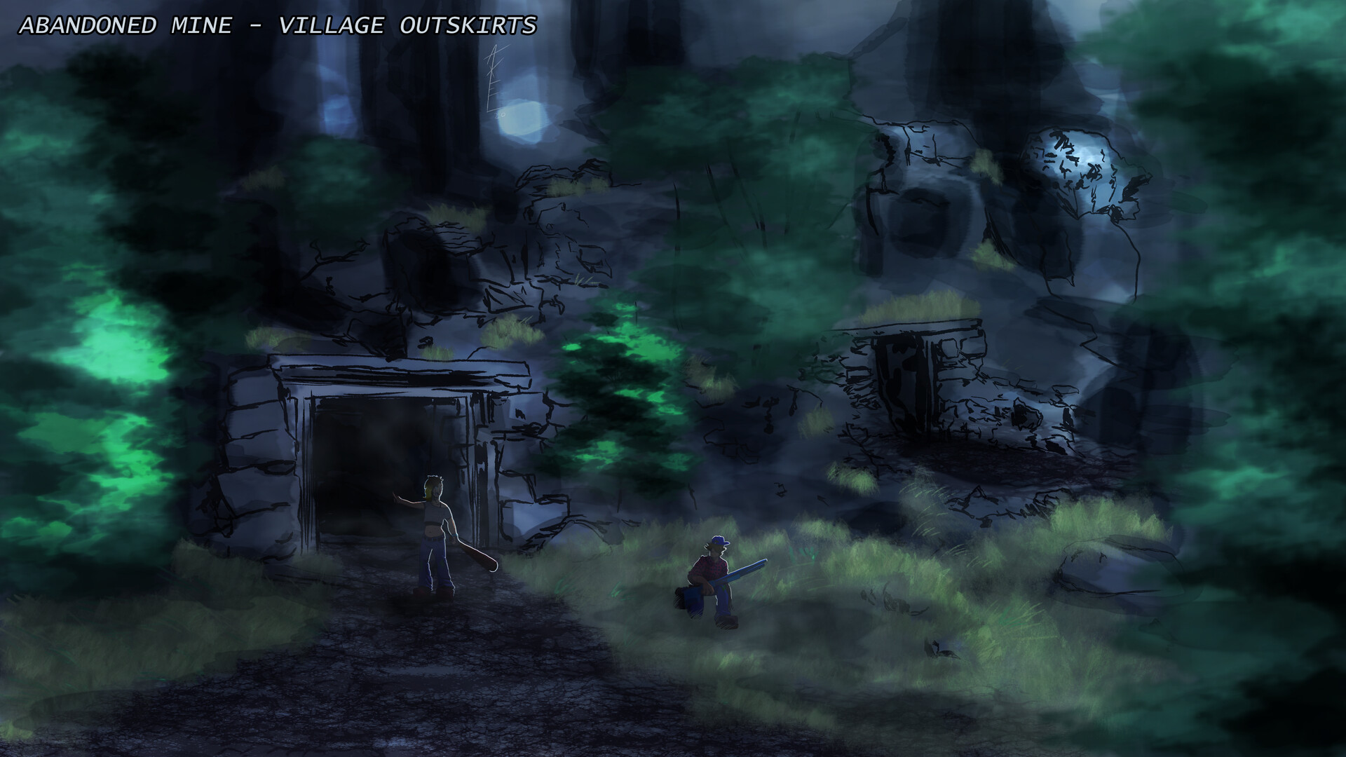 ArtStation - Character Design Project: Futuristic Zombies in Appalachia