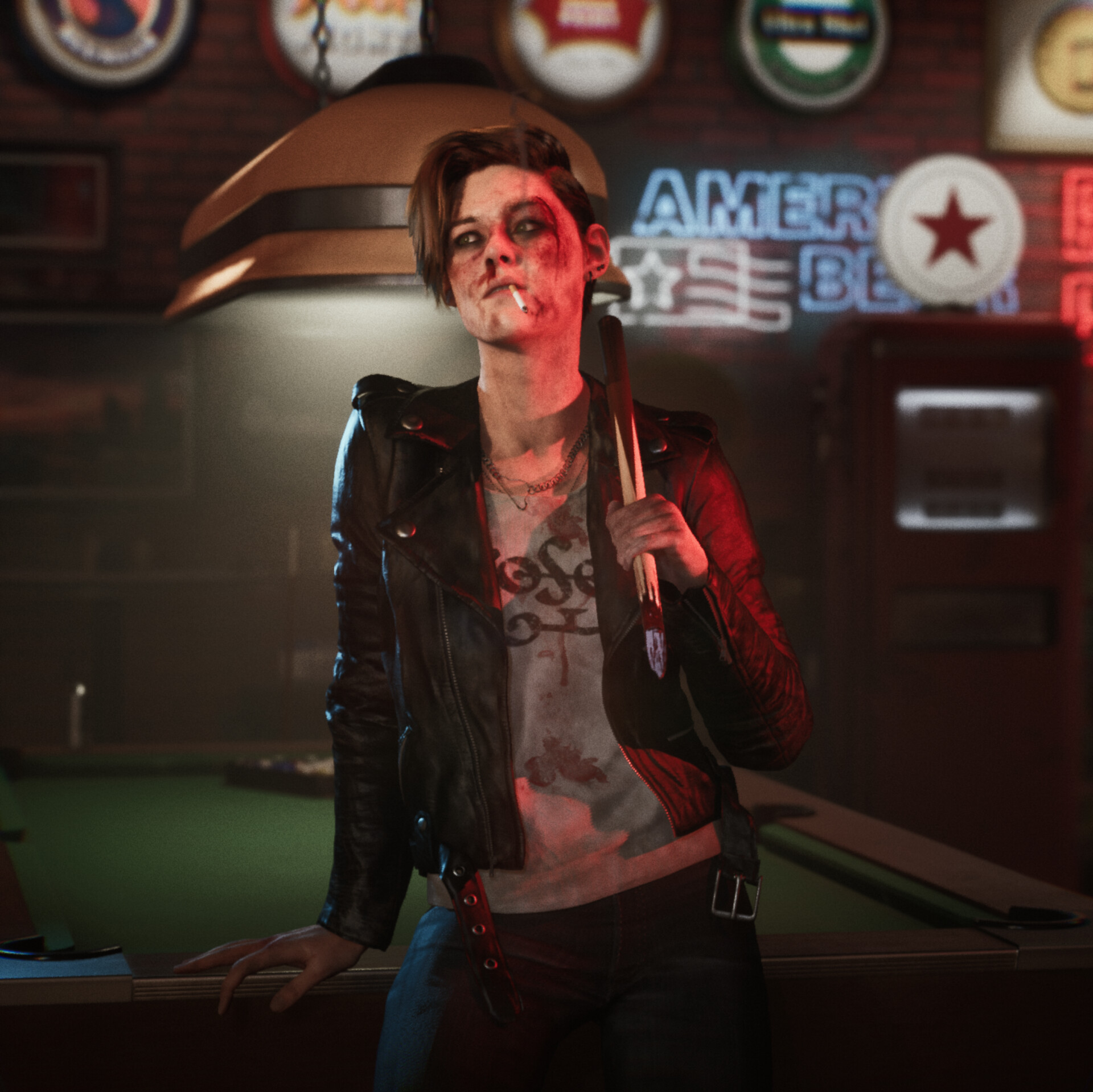 Jacob Regan Art - Bar Fight (Kristen Stewart Likeness)