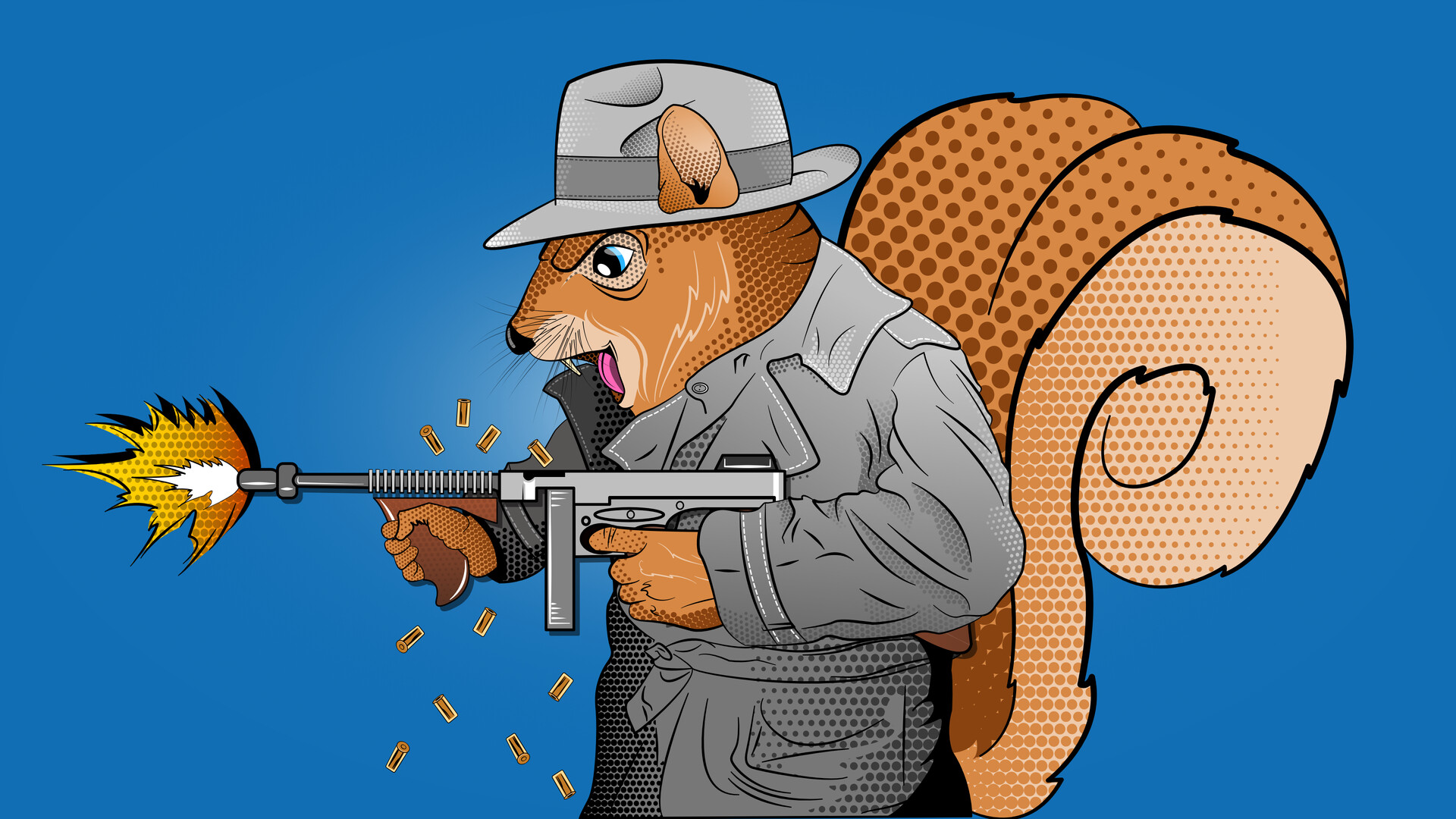 ArtStation - Squirrel Mafia Character.