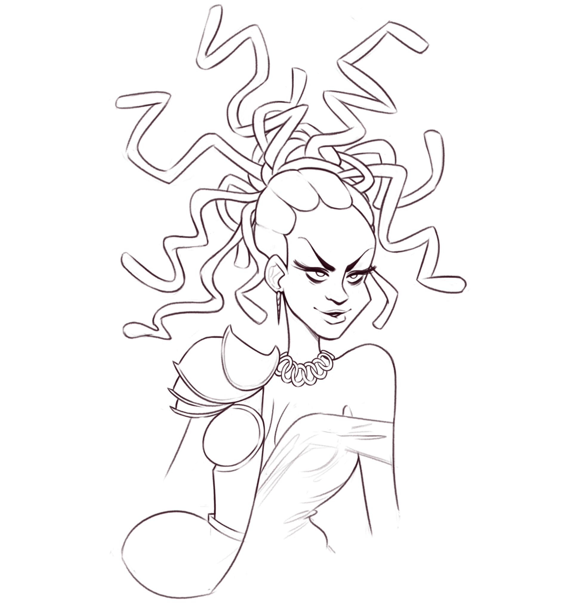 ArtStation - The Symone fan sketch