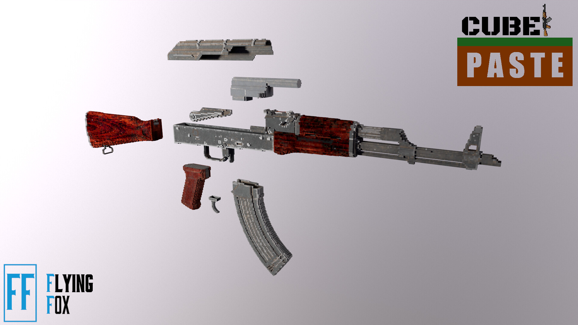 ArtStation - AK-74 EXPLODED VIEW