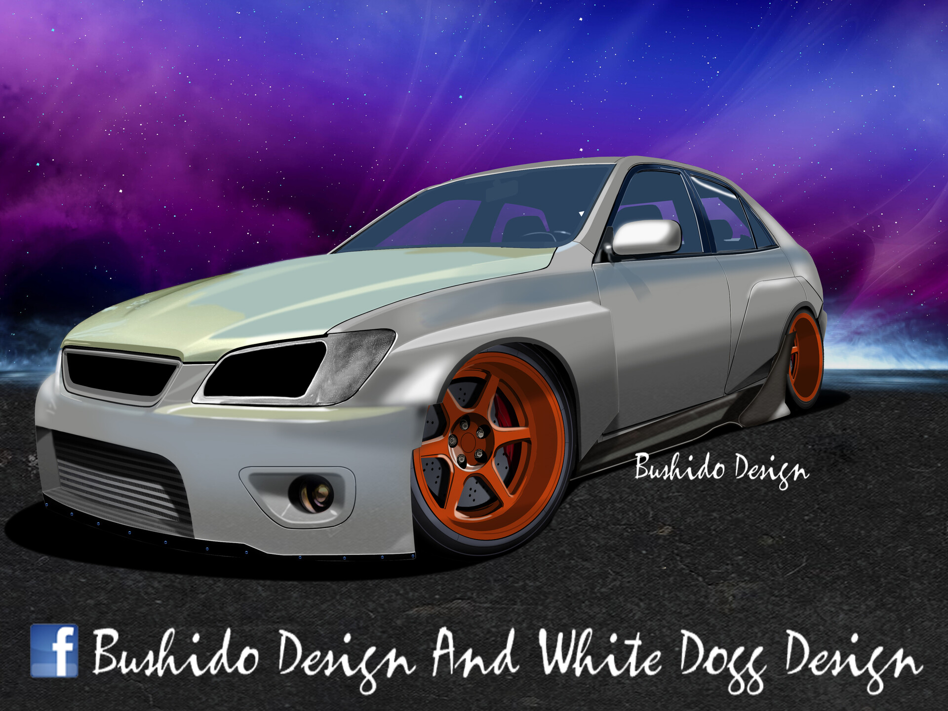 ArtStation - Lexus IS200