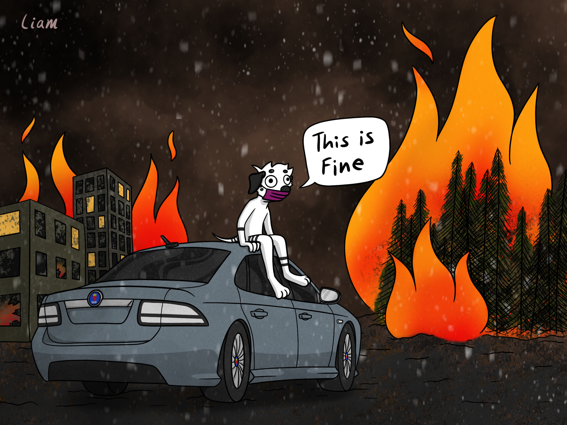 ArtStation - This Is Fine