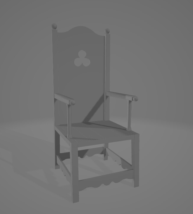 ArtStation - Medieval Chair
