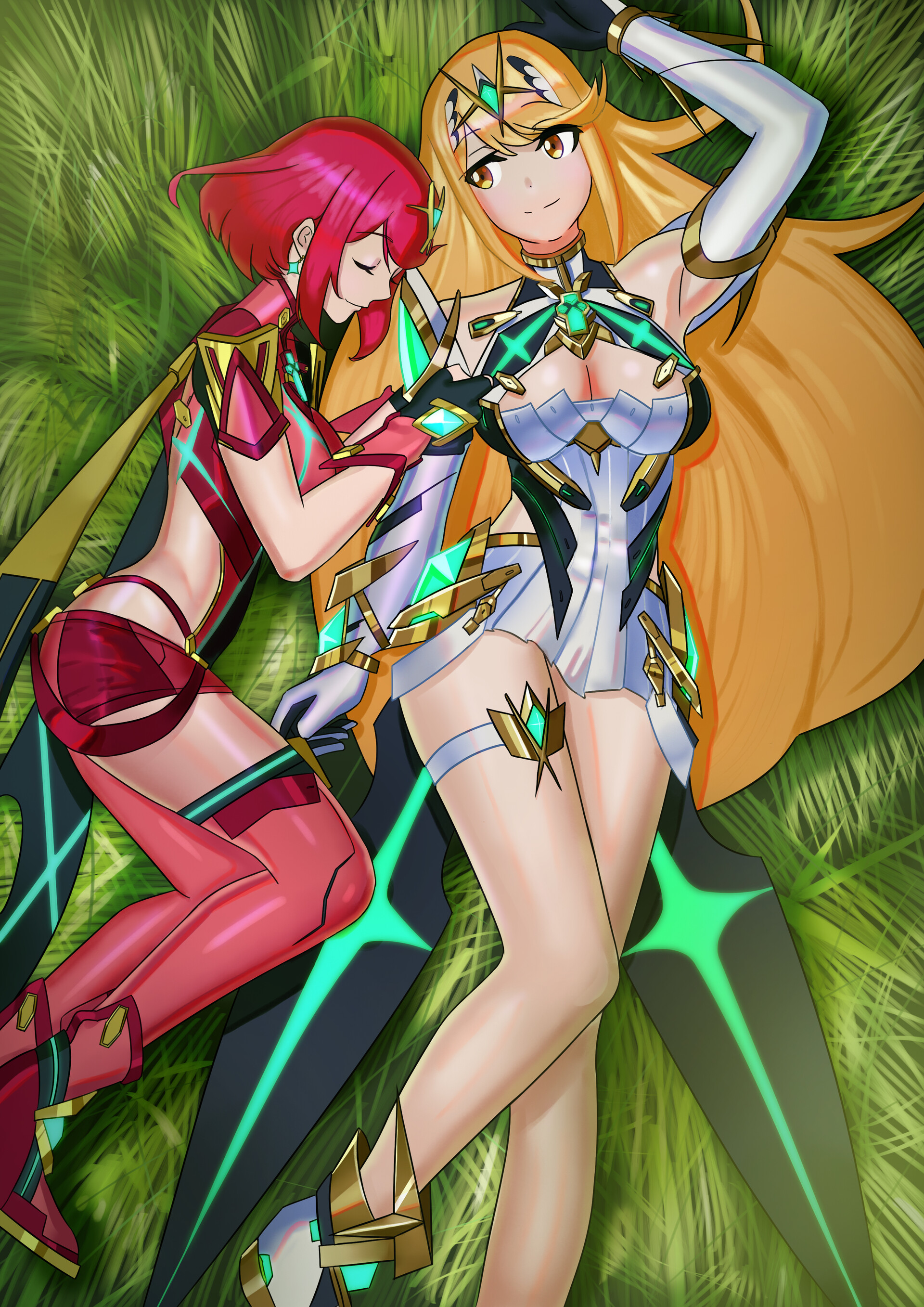 ArtStation - Pyra & Mythra