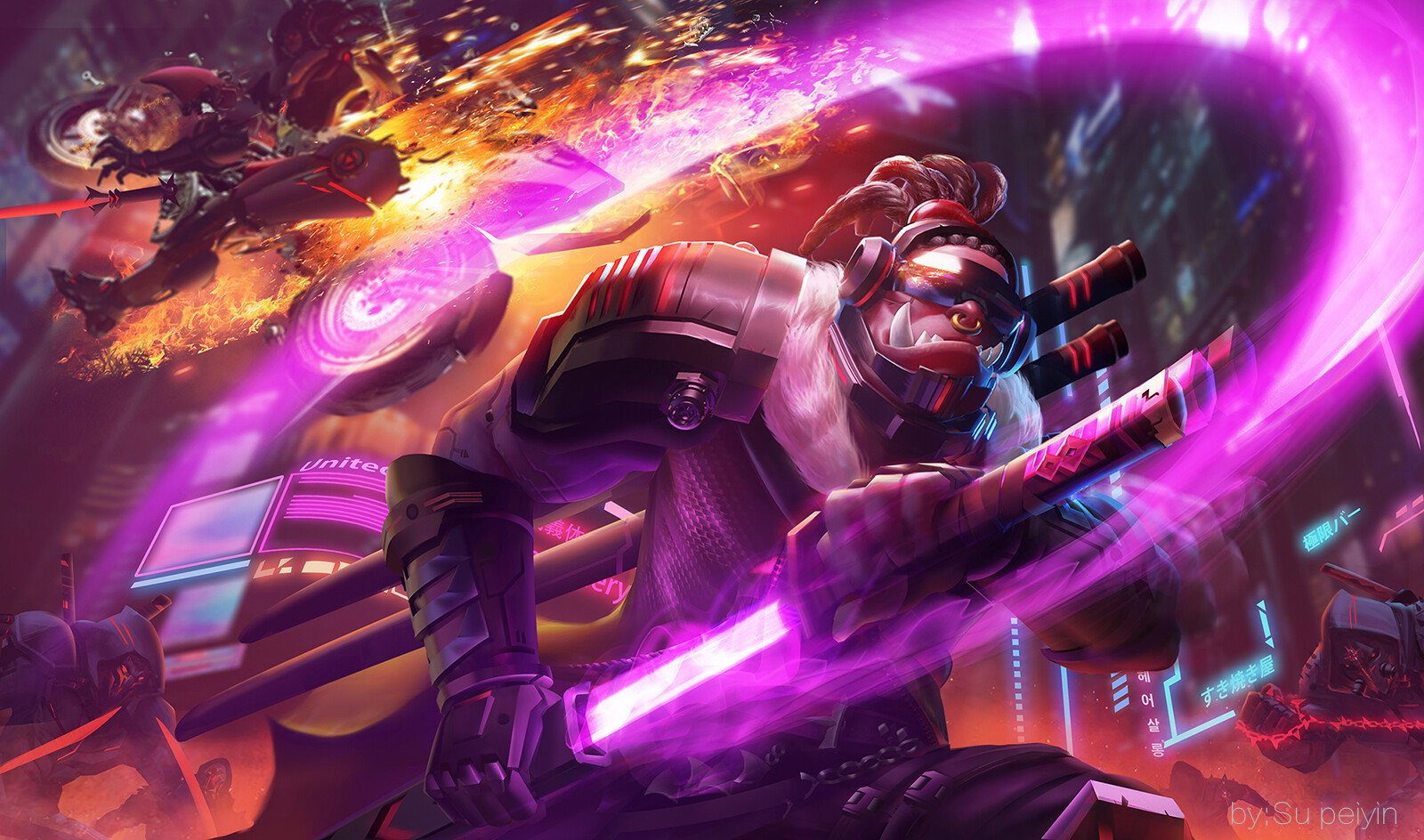 ArtStation - Cyber orcs