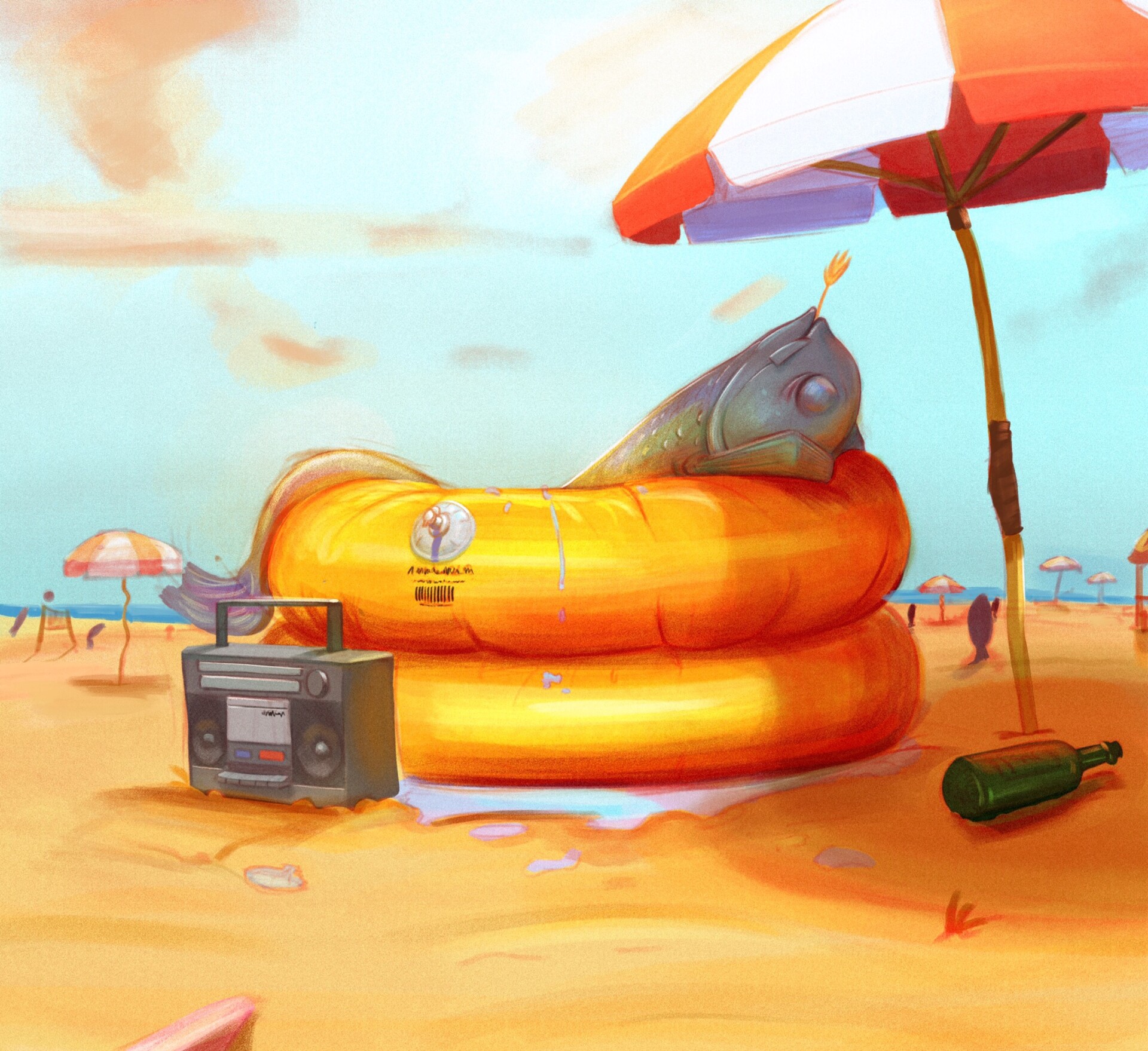 ArtStation - Chilin’ Fishy