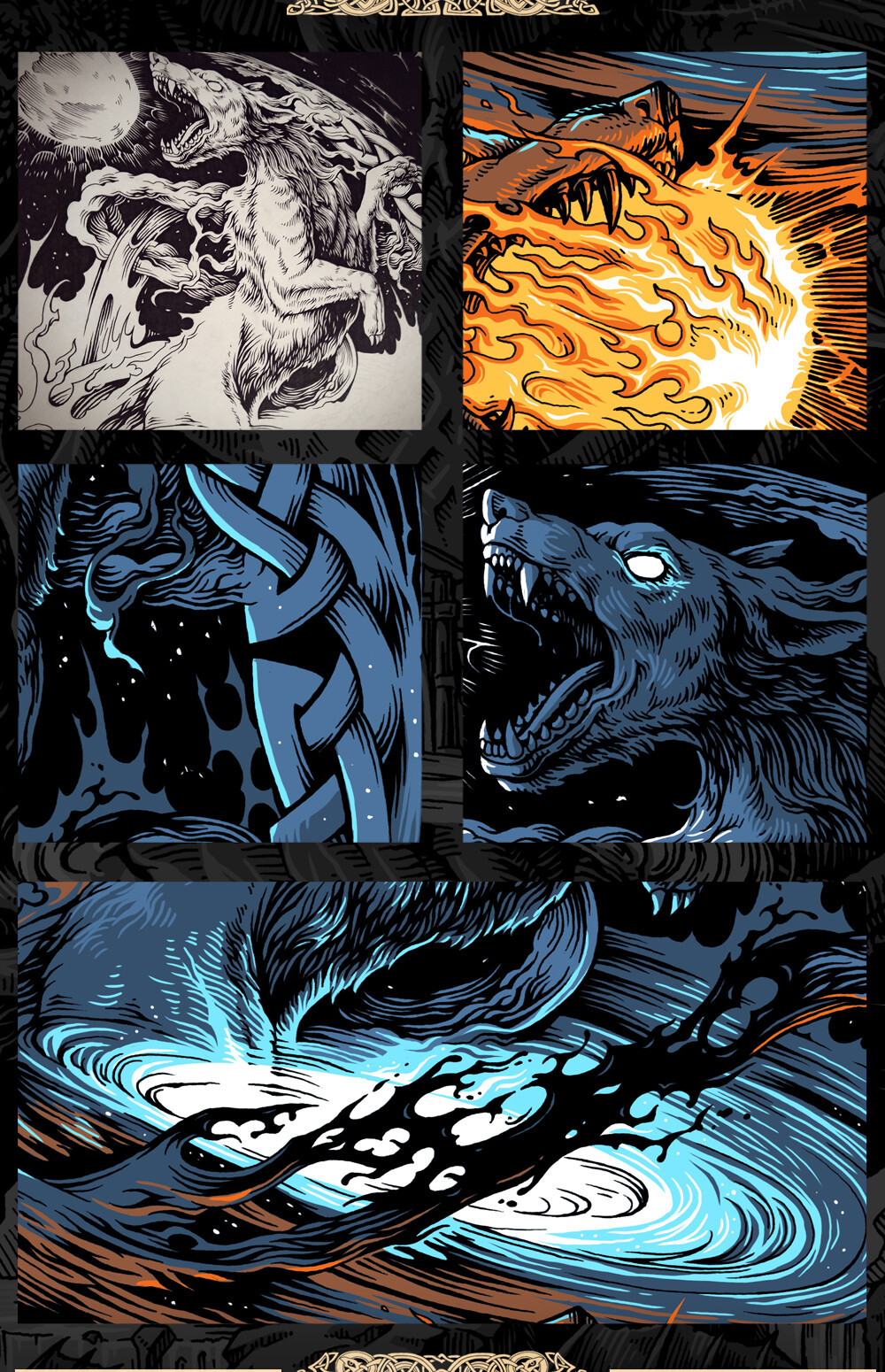 Skoll And Hati Norse Mythology