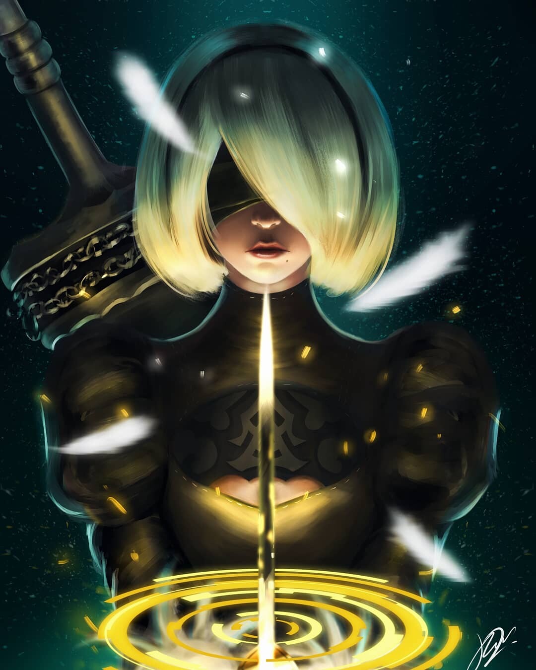 ArtStation - Nier Automata 2B fanart