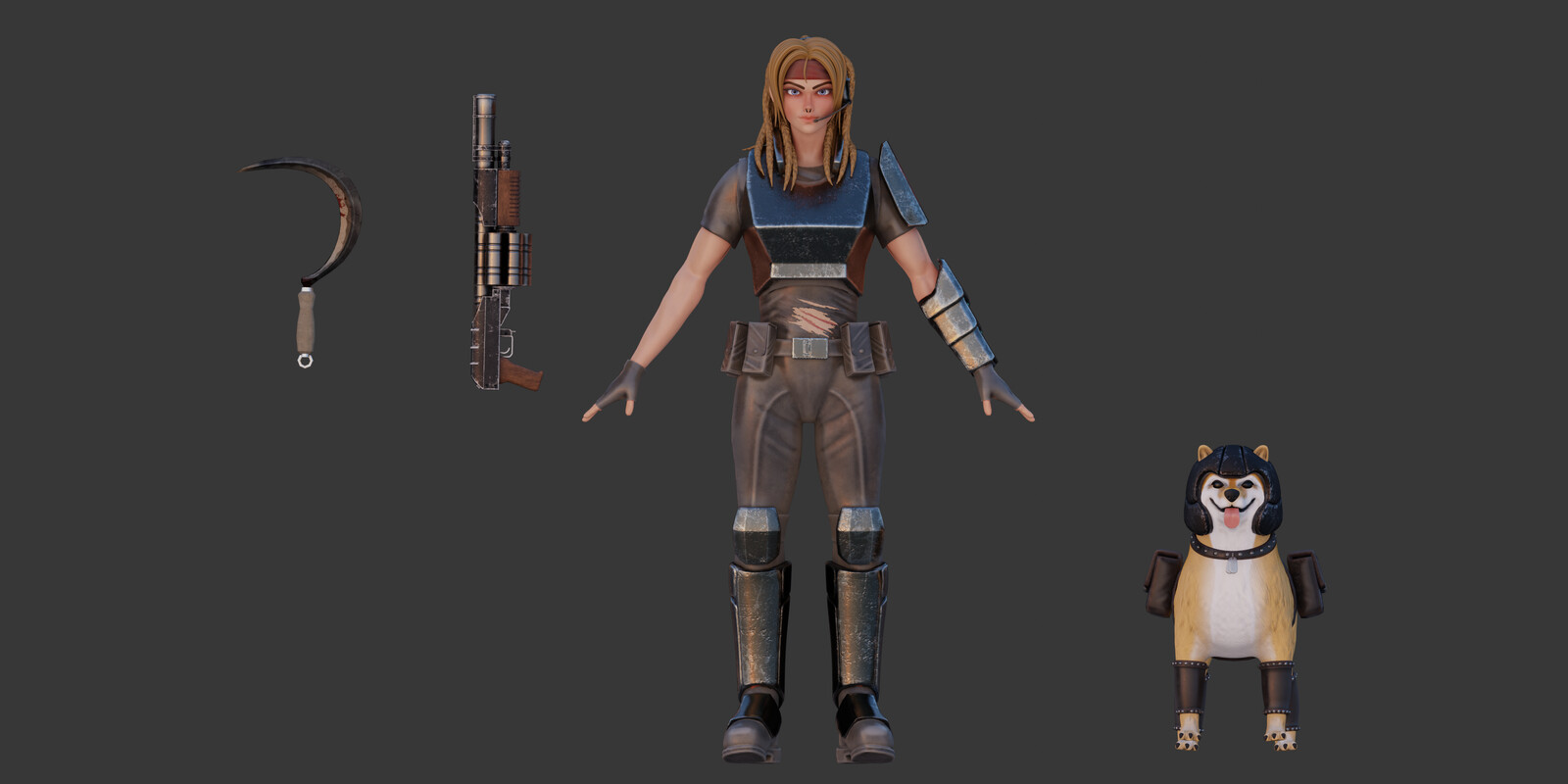 Jack Smith - Miss Slaughter - Realtime 3D Character