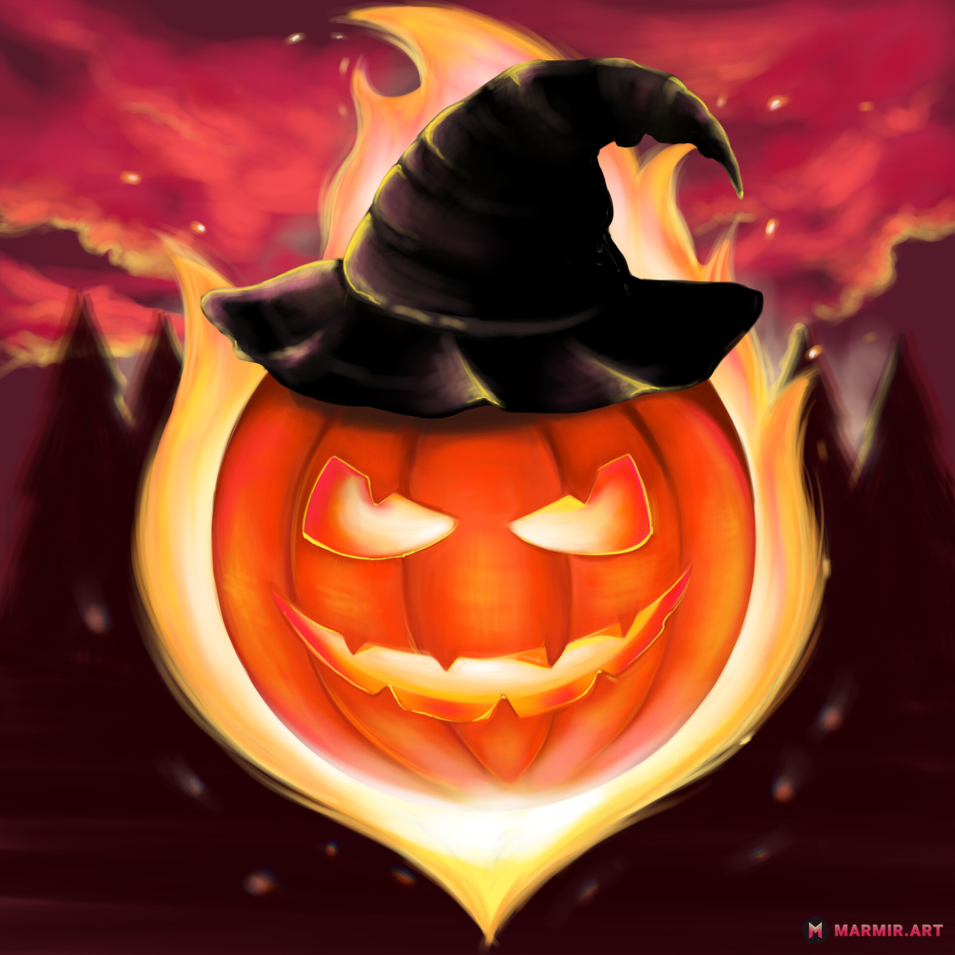 pumpkin animation drawing