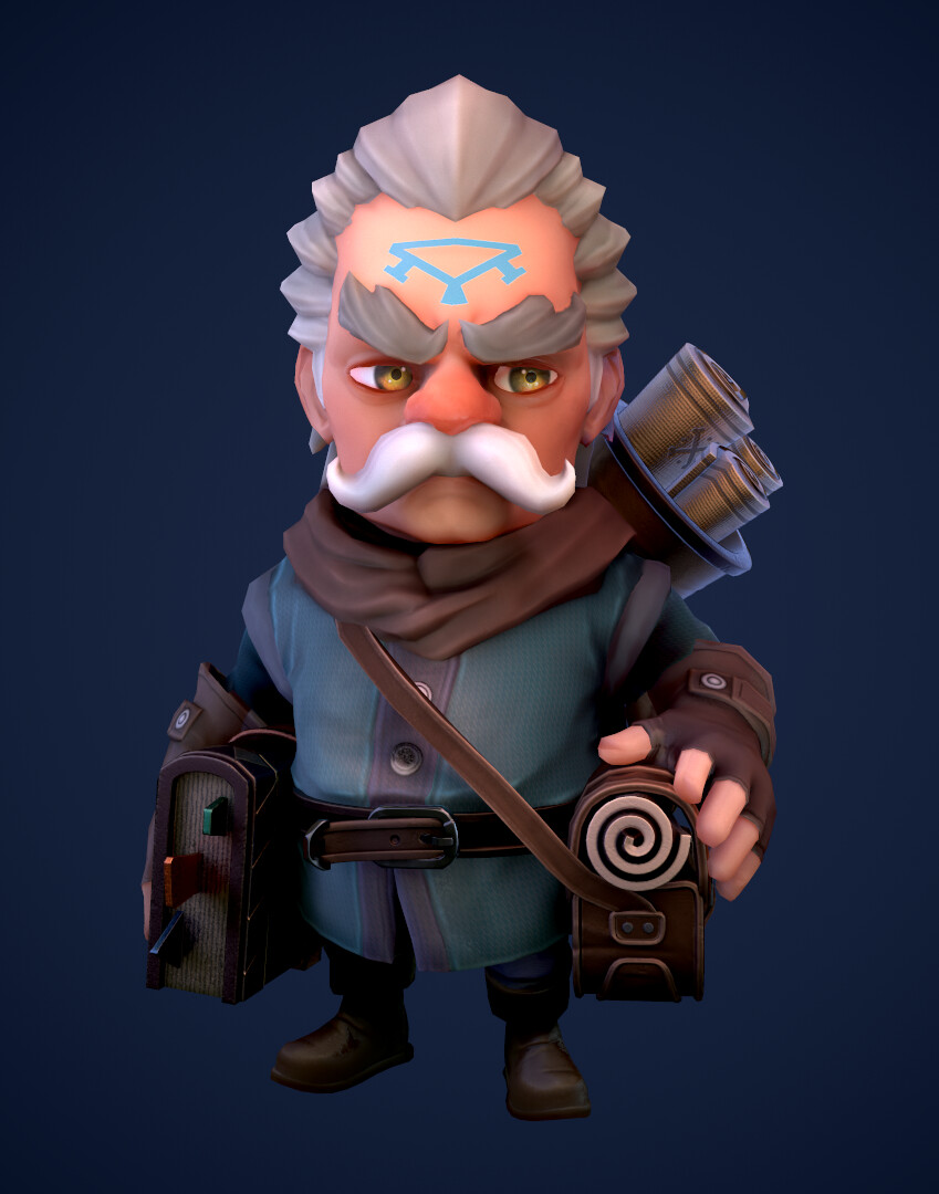 ArtStation - 3D Stylized Character The Archaeologist