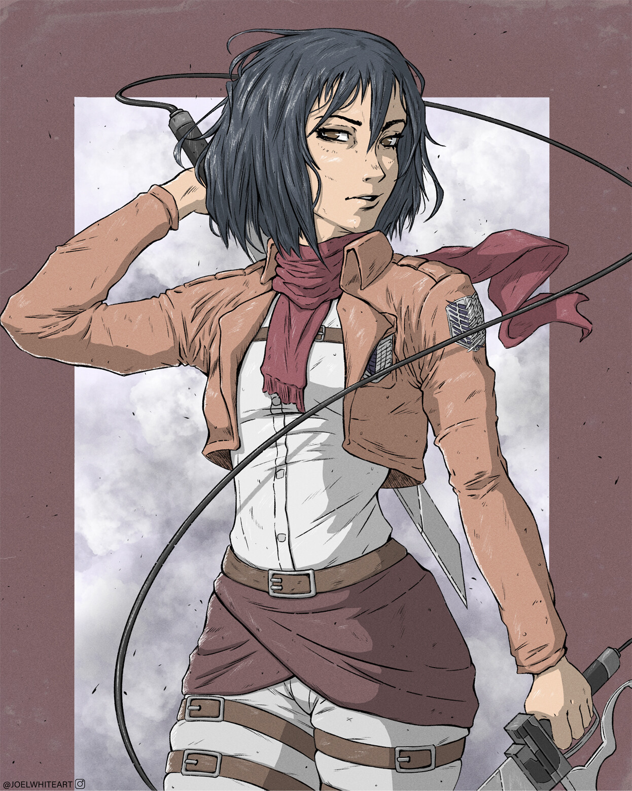 mikasa ackerman drawing reference