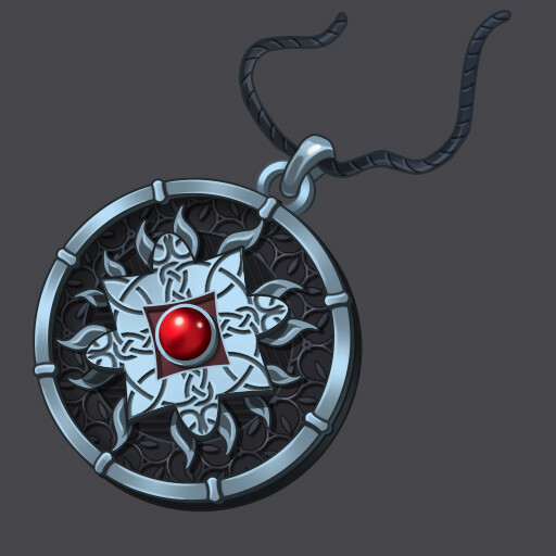 ArtStation - inventory Amulet