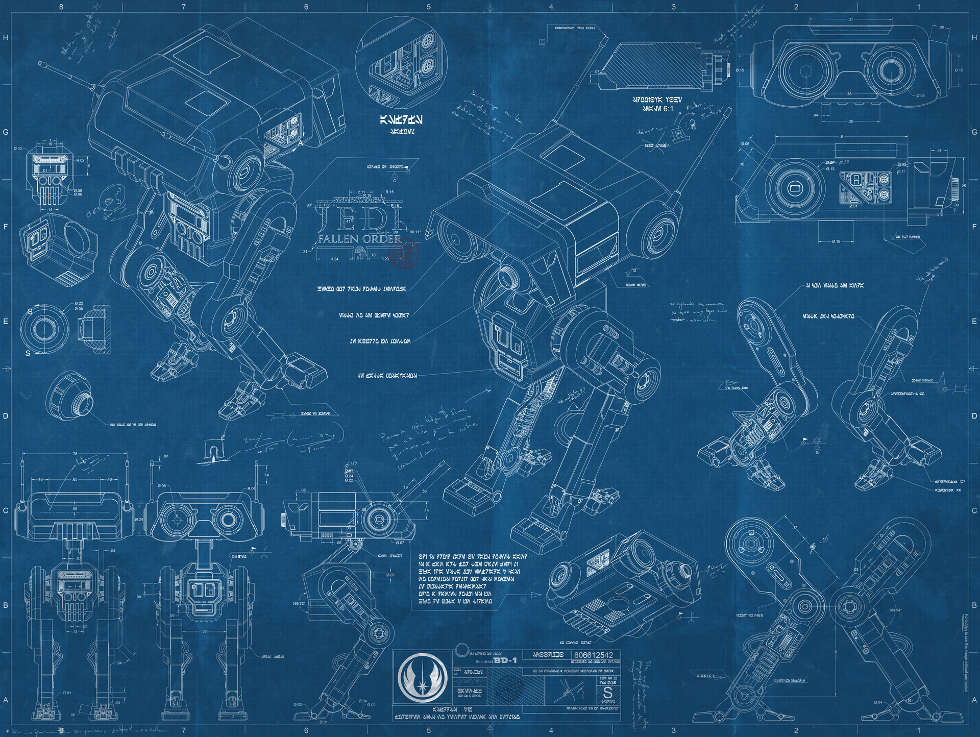 ArtStation - BD-1 FanArt Blueprints and project resources