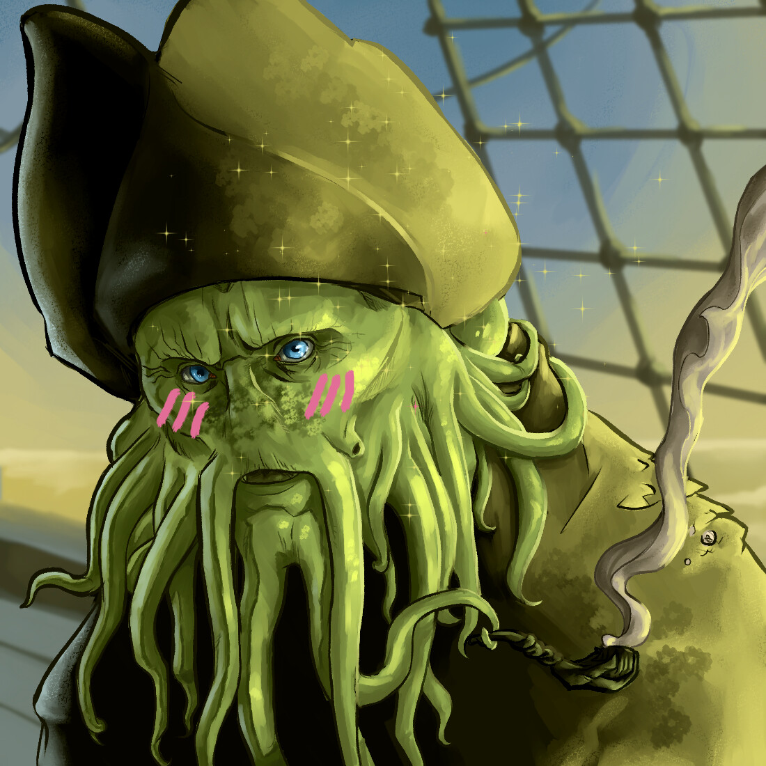 Siver Lund Moen - Davy Jones Fanart