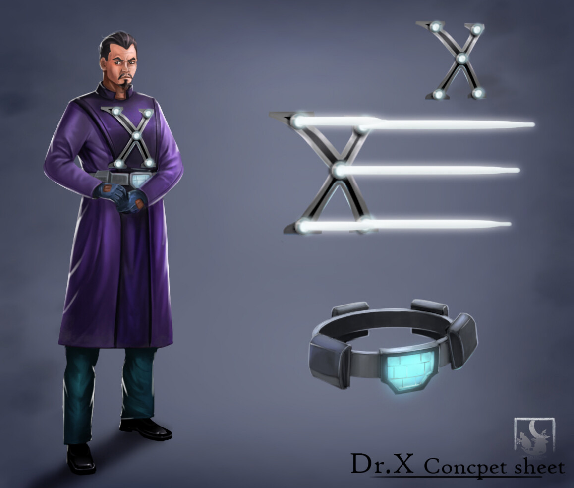 ArtStation - concept sheet Dr x