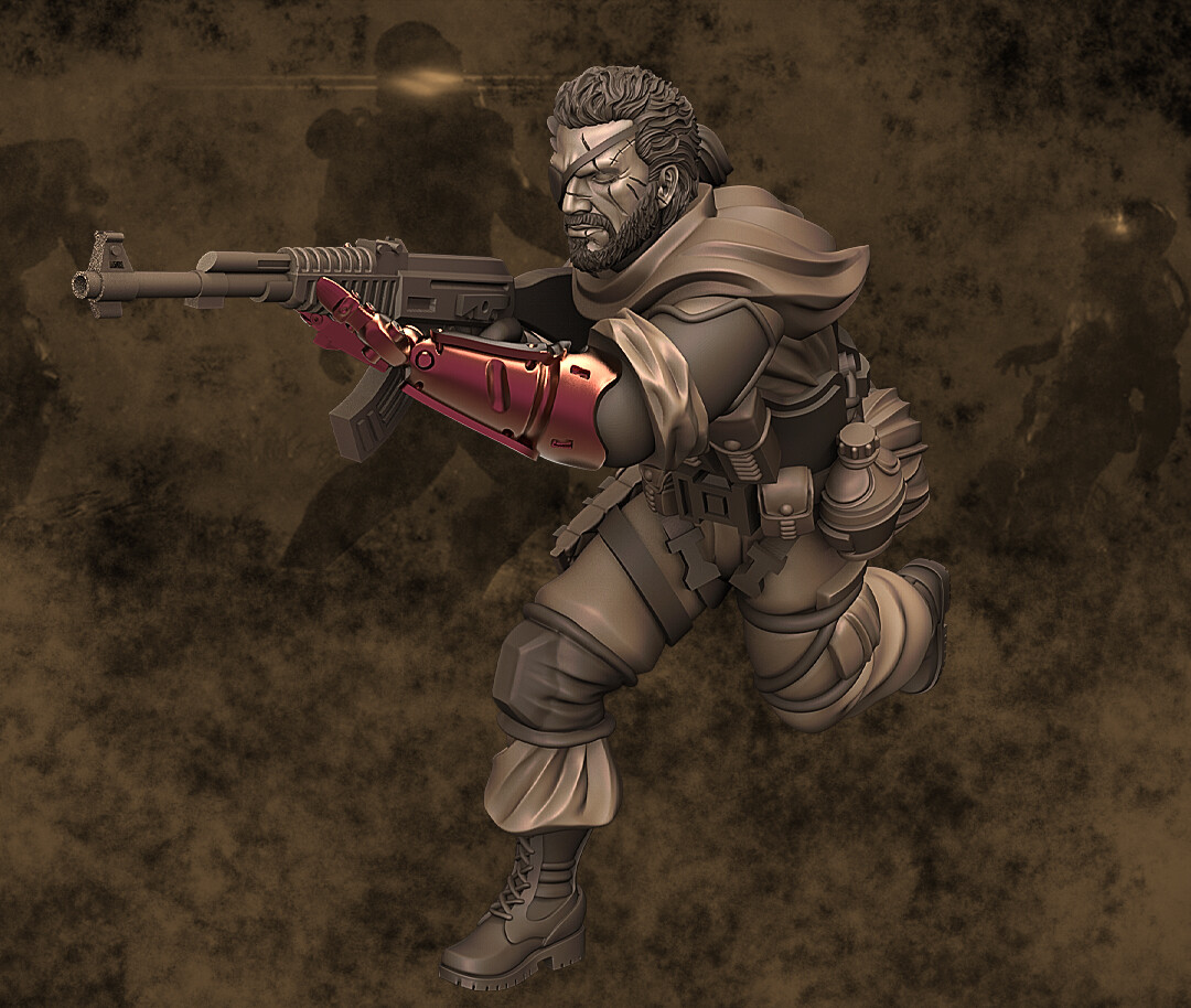 ArtStation - Big Boss (MGS V)