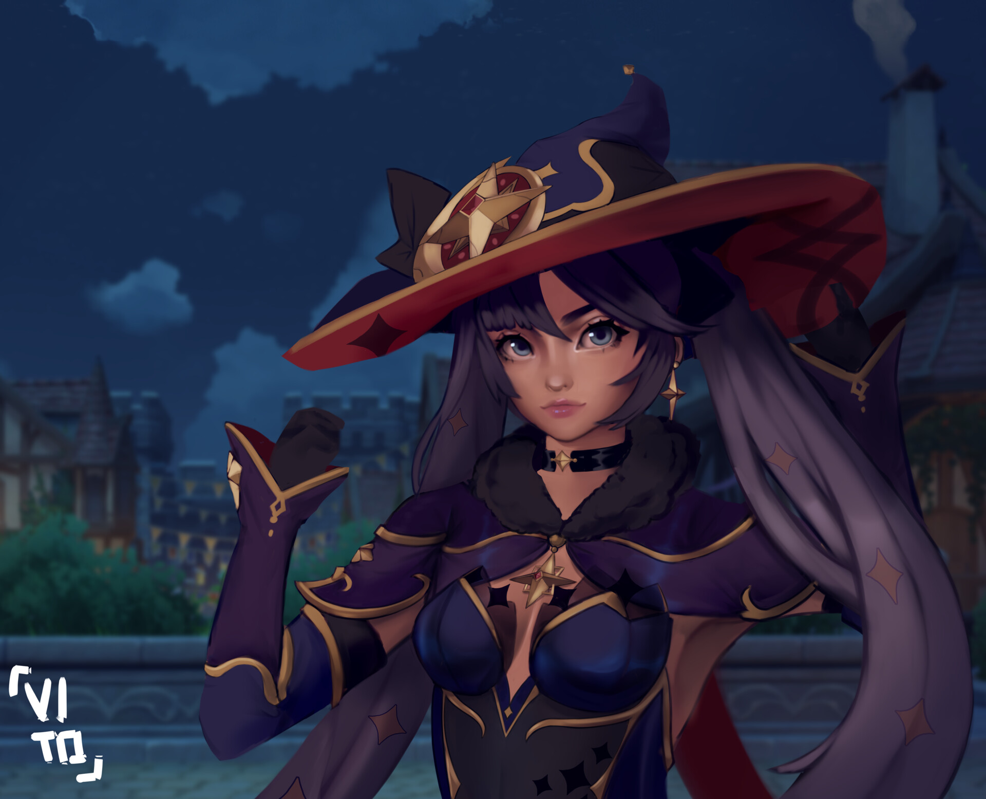 ArtStation - Mona Megistus from Genshin Impact