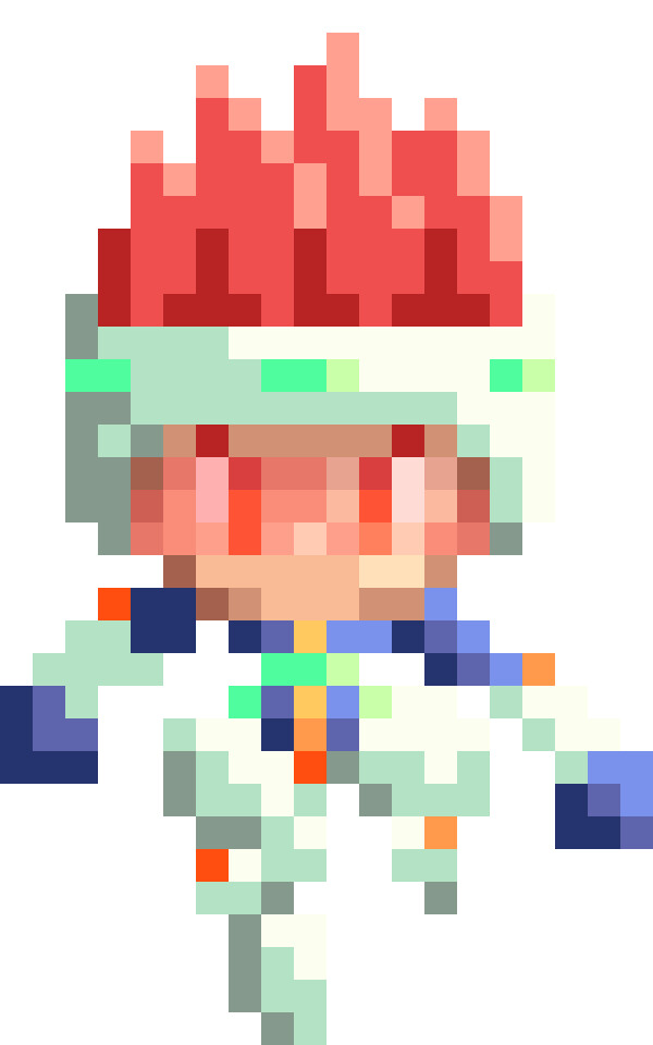 ArtStation - Hacker Character - Pixel Art (LD48)