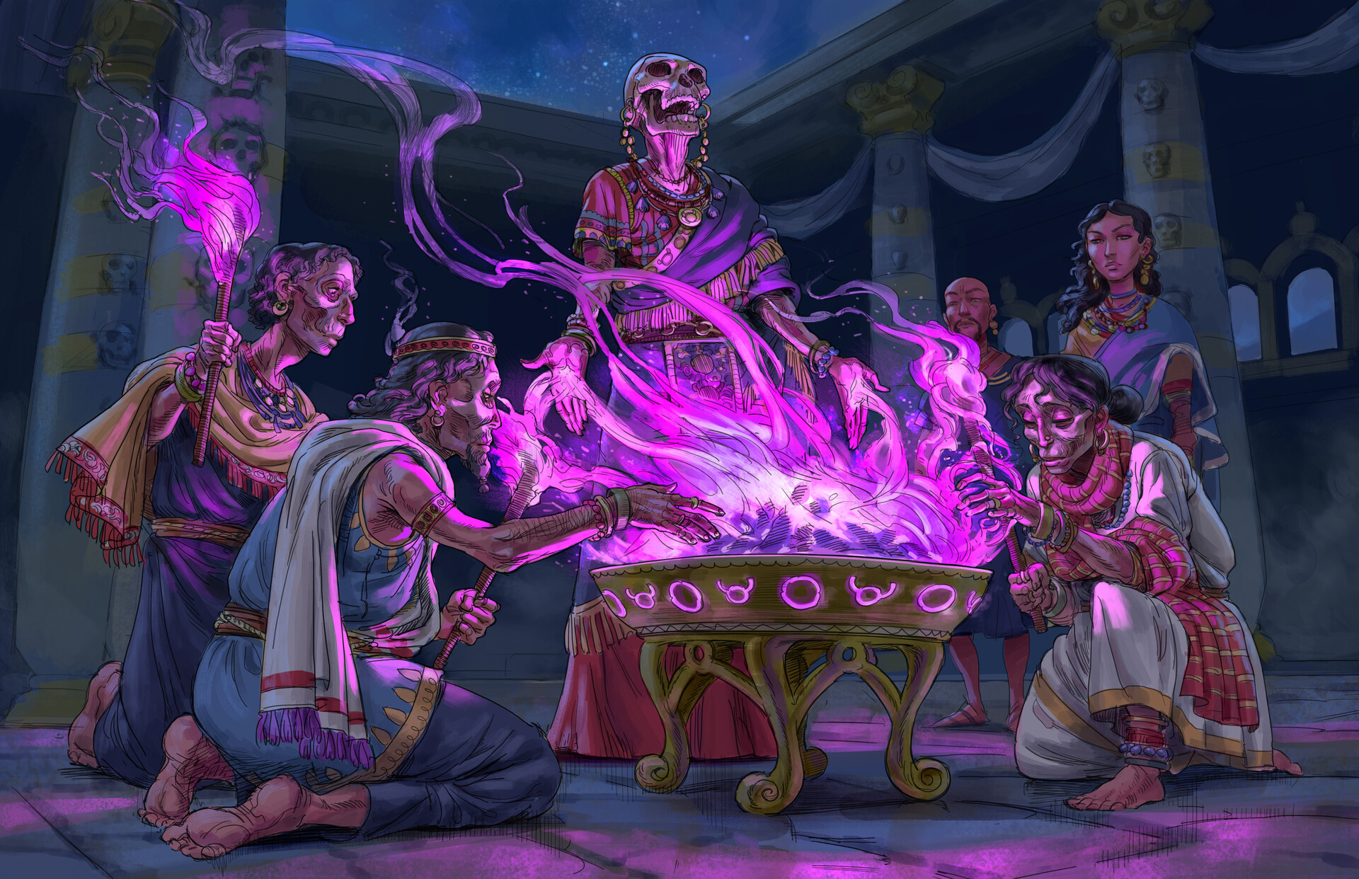 ArtStation - Runequest: The Red book of Magic illustrations