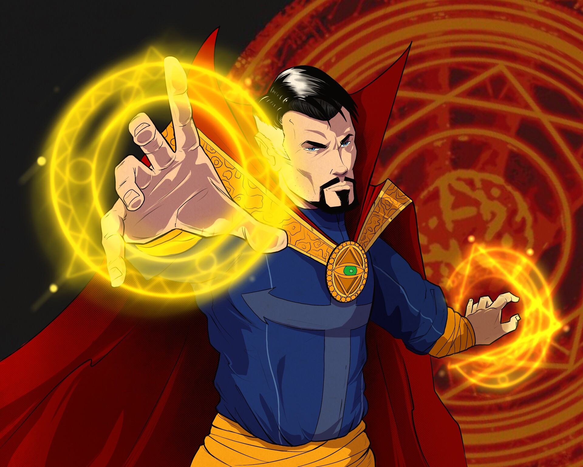 ArtStation - Fan art doctor strange