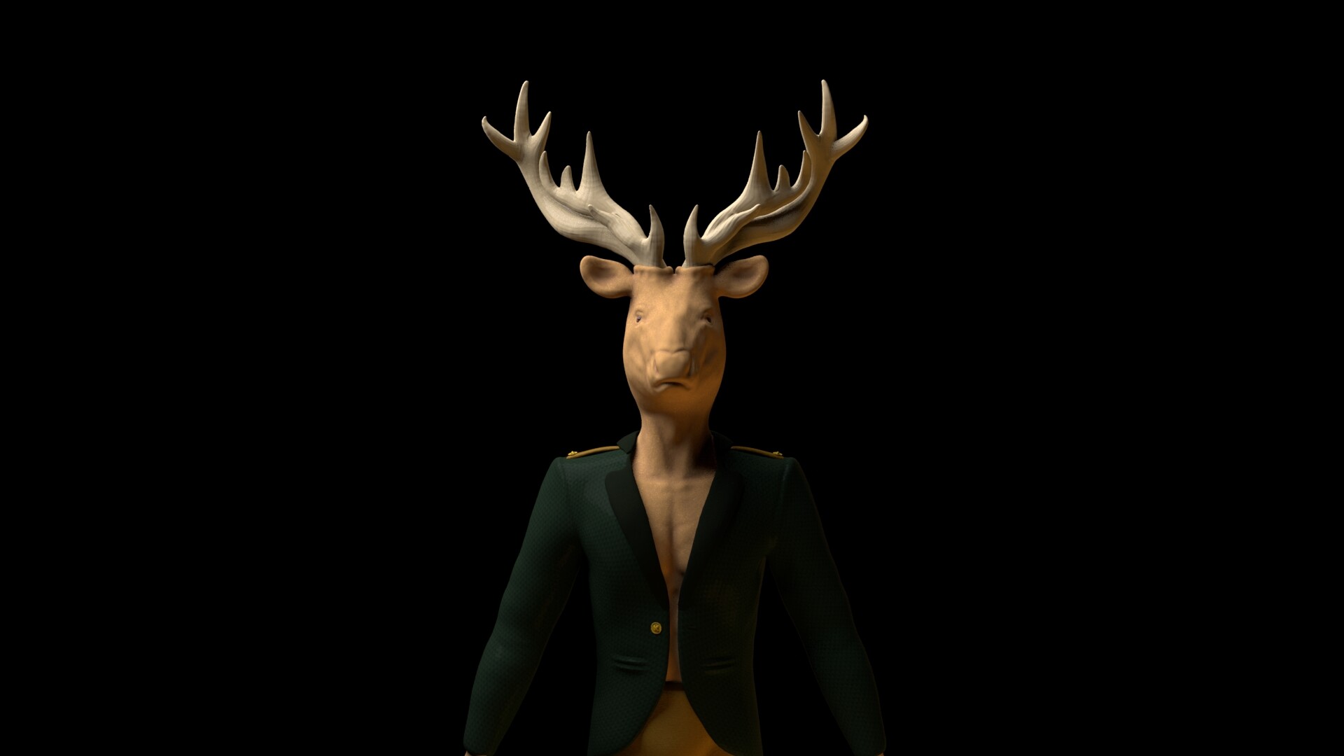 ArtStation - Majestic Deer Soldier